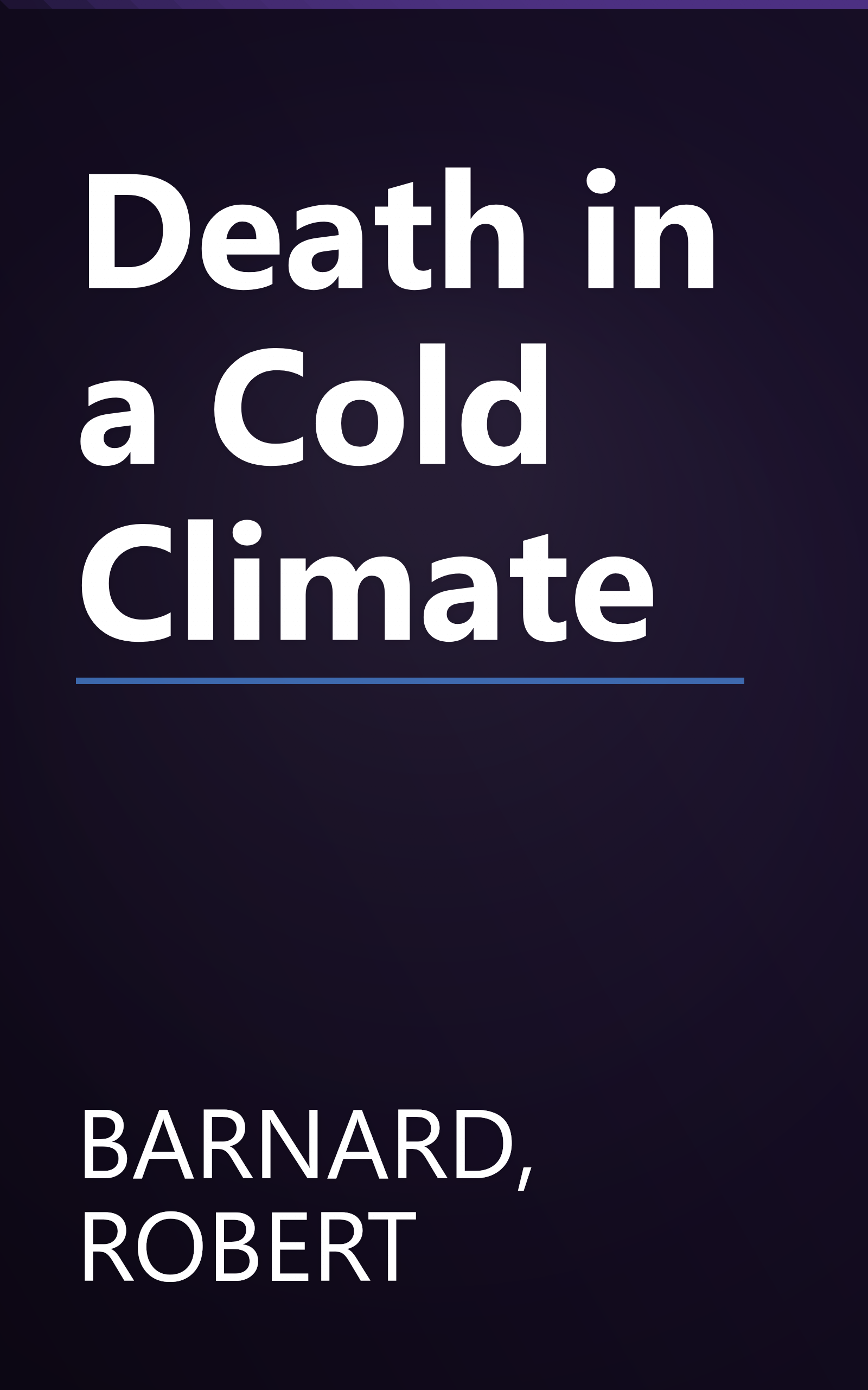 Death in a Cold Climate book cover