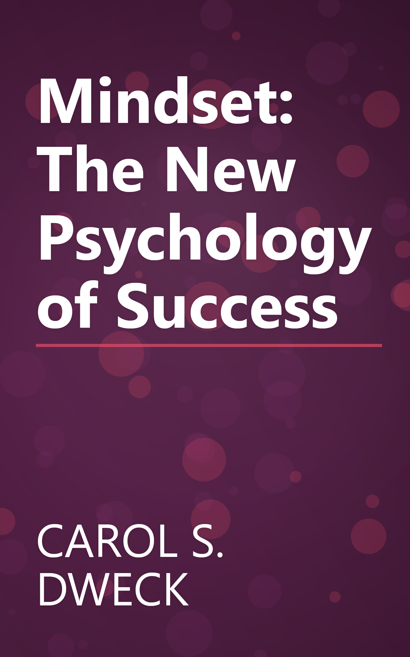 Mindset: The New Psychology of Success book cover