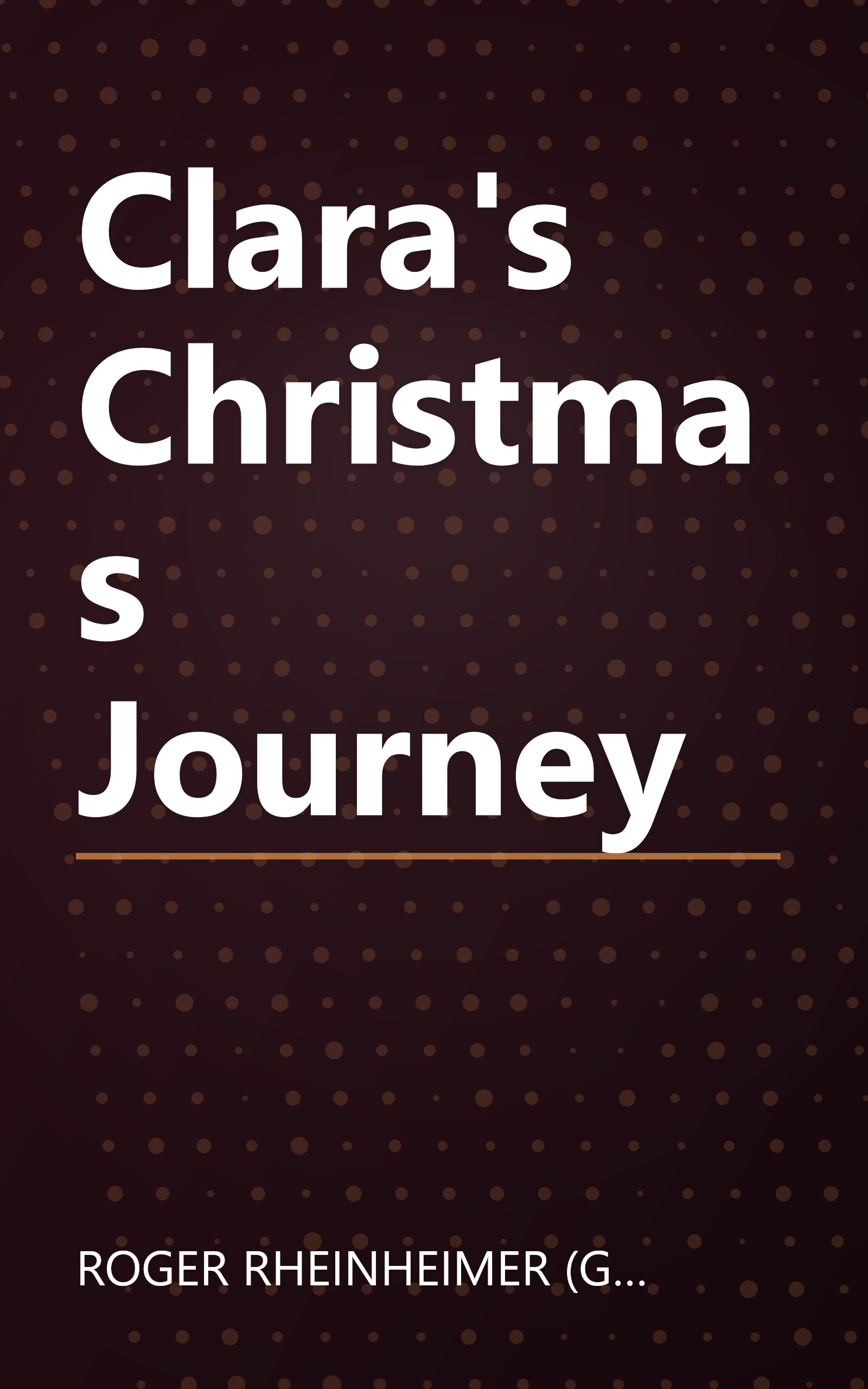 Clara's Christmas Journey book cover