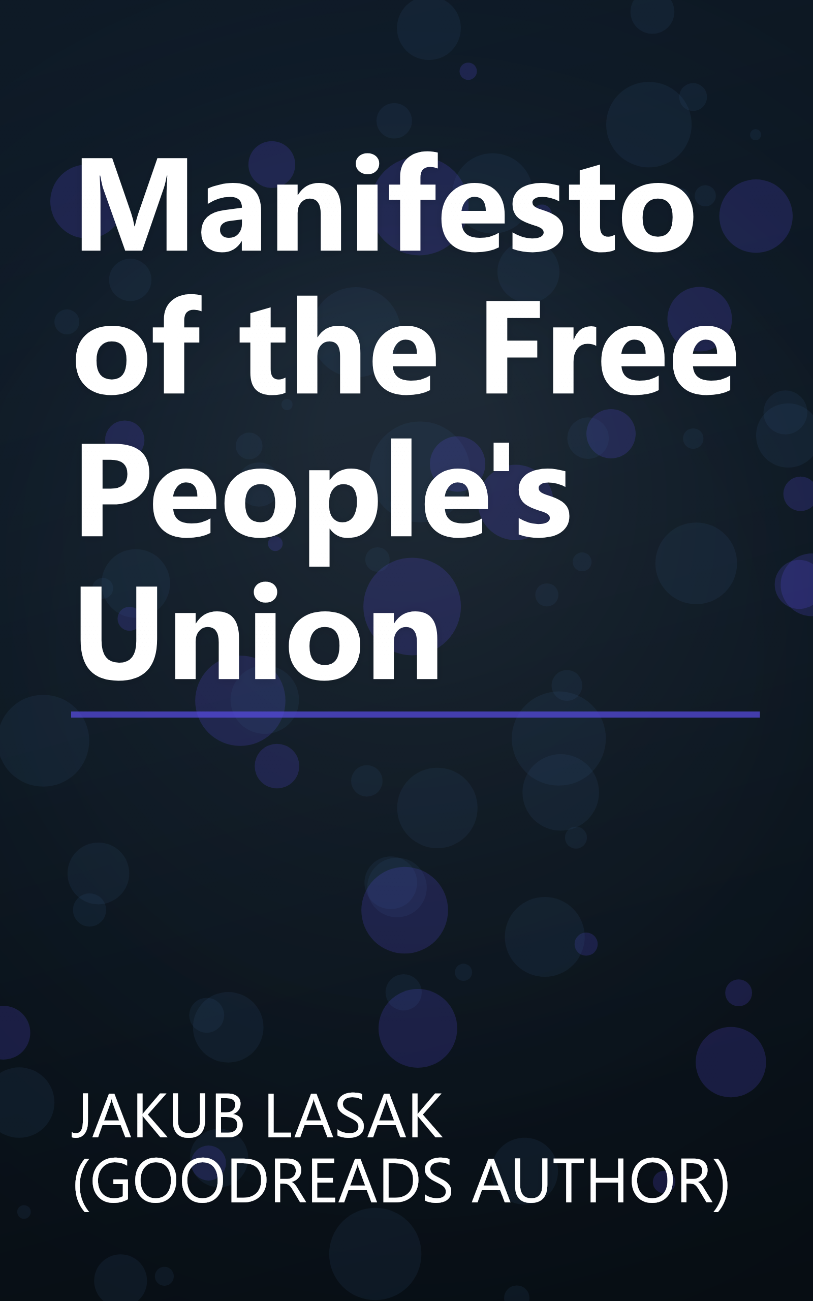 Manifesto of the Free People's Union book cover