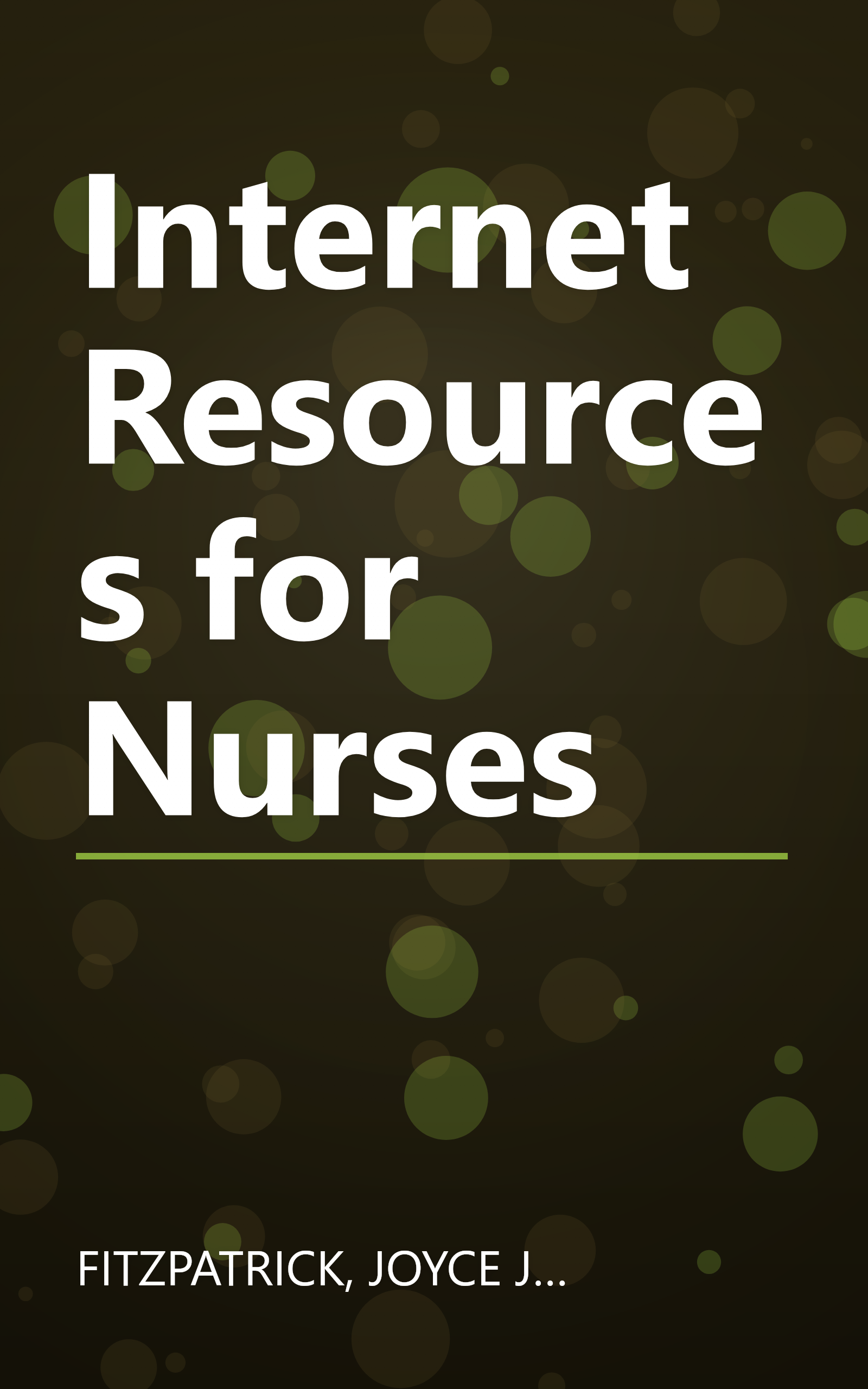 Internet Resources for Nurses book cover