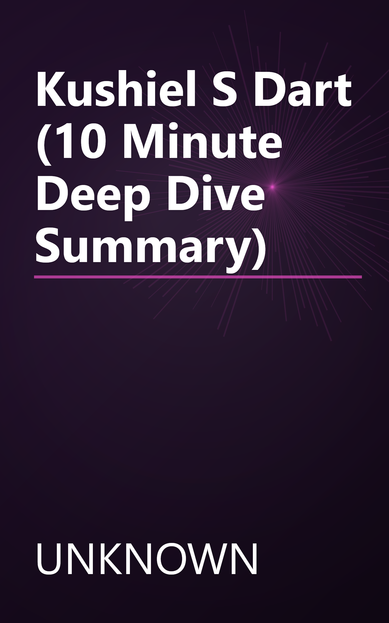 Kushiel S Dart (10 Minute   Deep Dive Summary) book cover