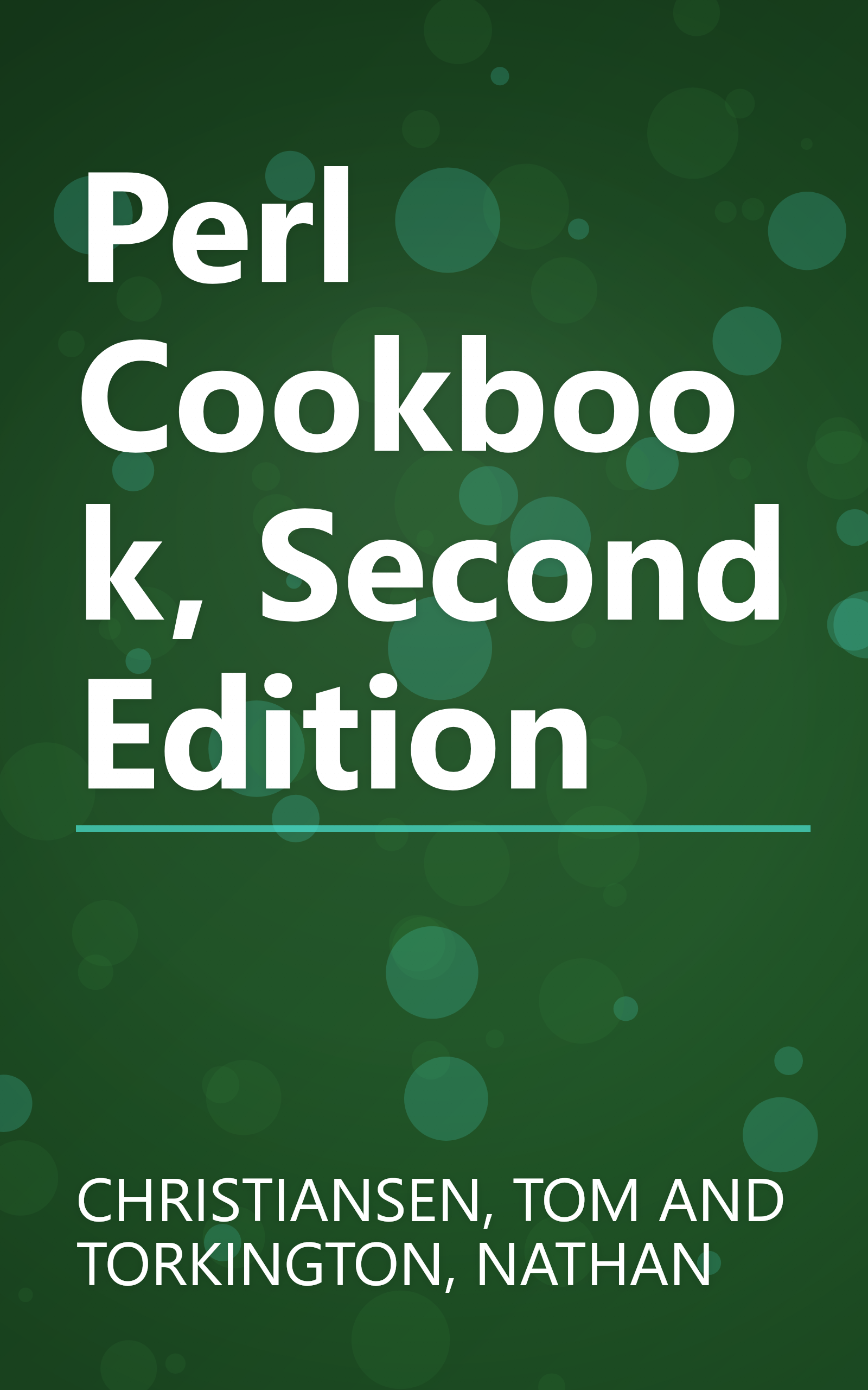 Perl Cookbook, Second Edition book cover