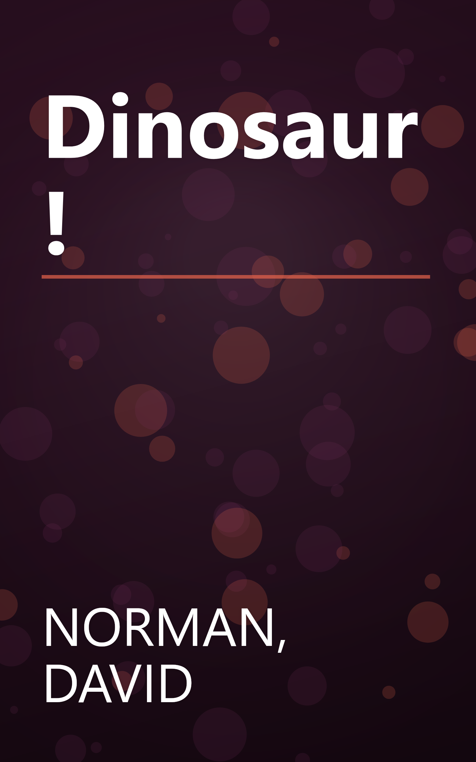 Dinosaur! book cover