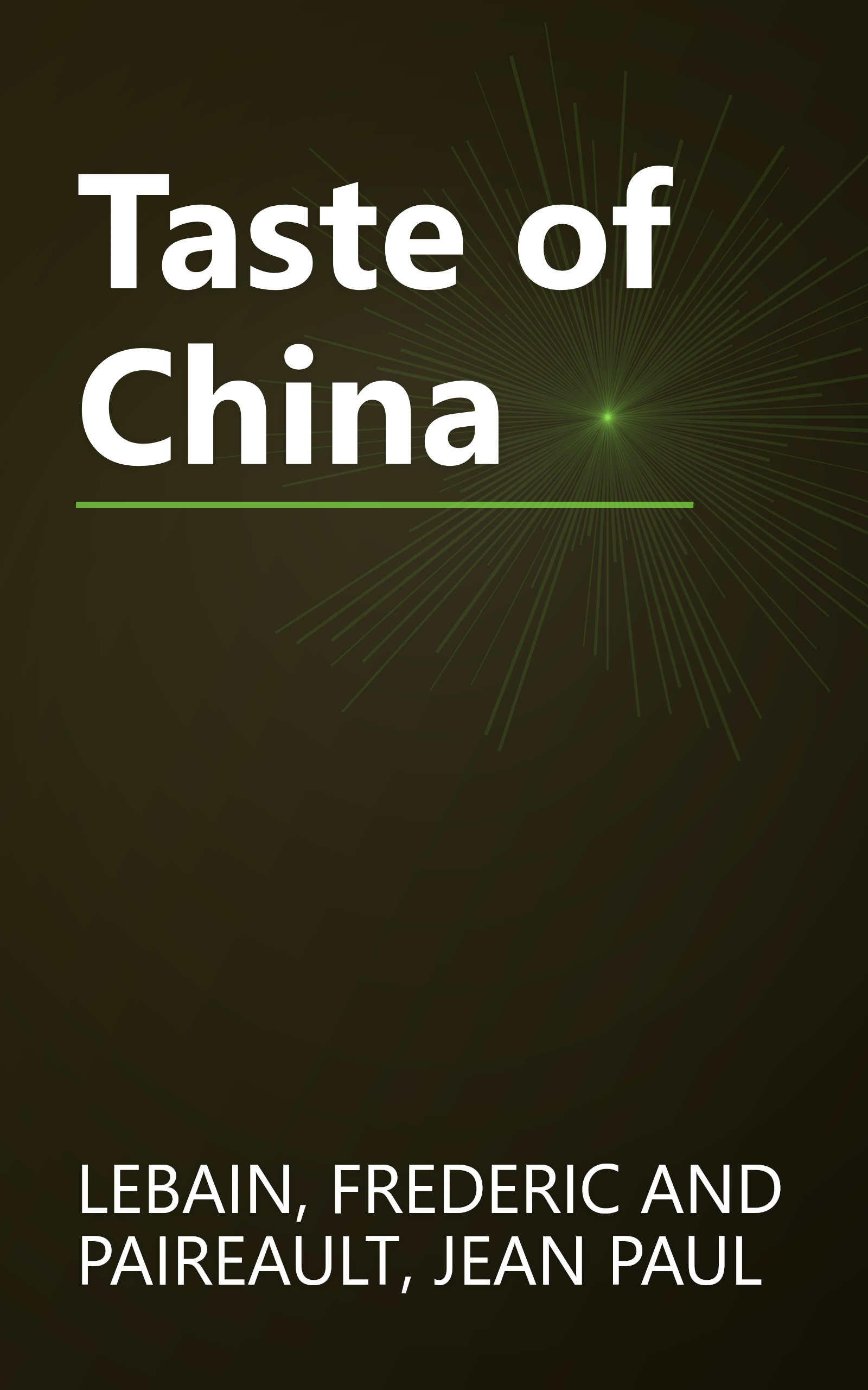 Taste of China book cover
