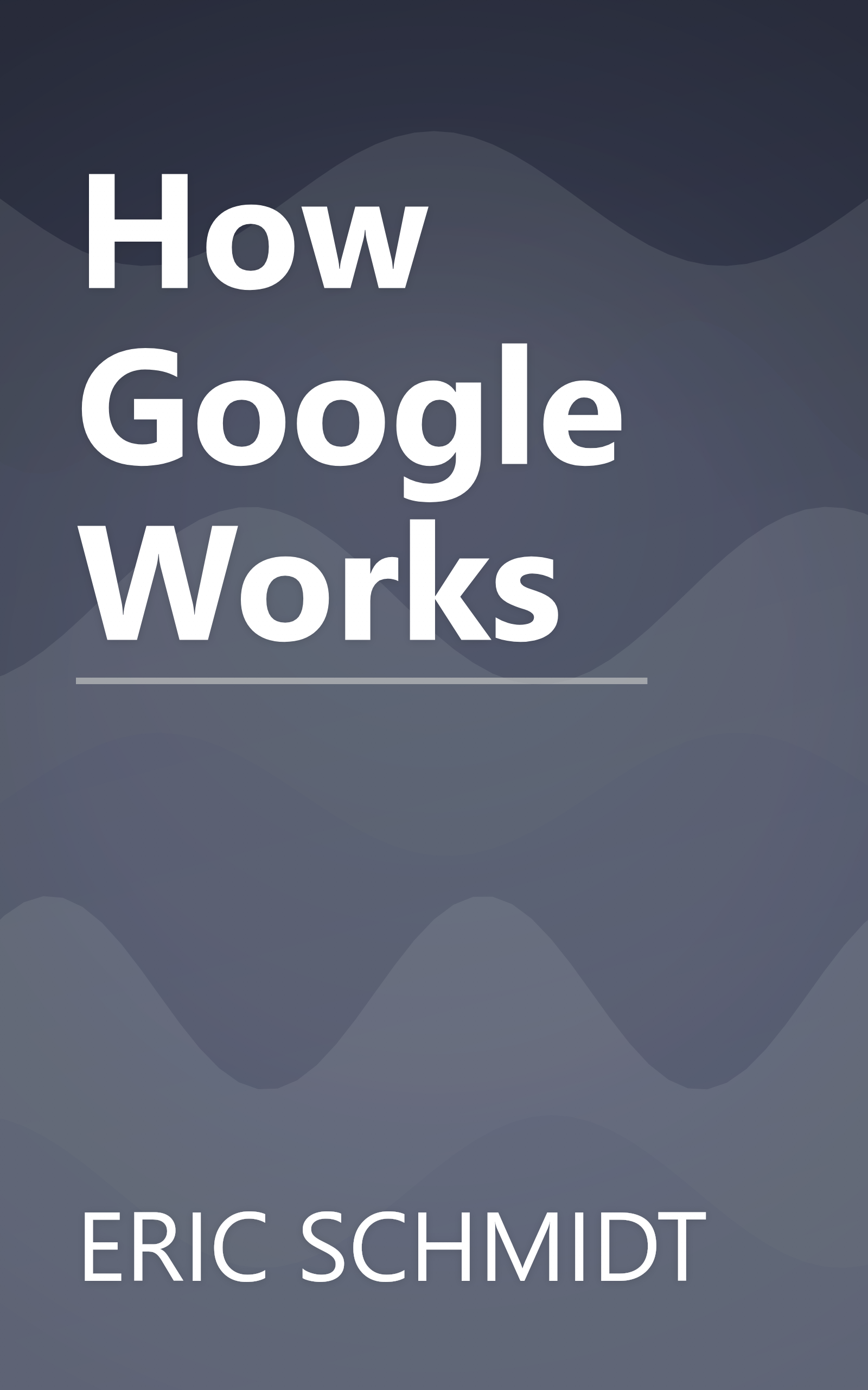 How Google Works book cover