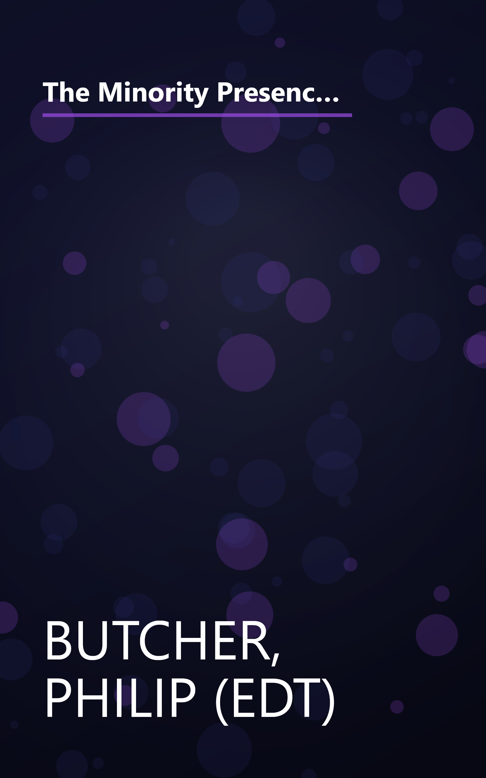 The Minority Presence in American Literature, 1600-1900: A Reader and Course Guide (Morgan State Series in Afro-American Studies) book cover