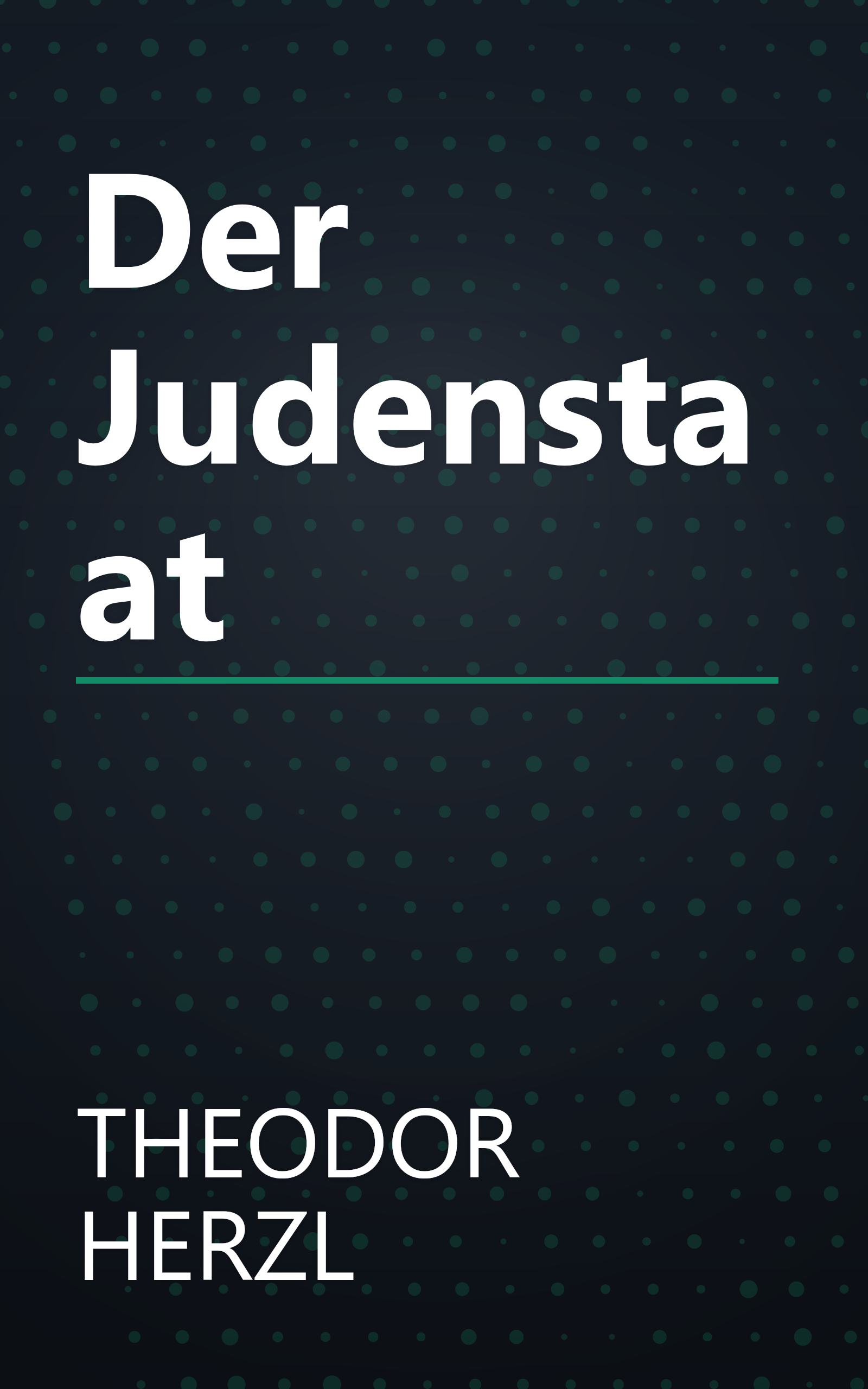 Der Judenstaat book cover