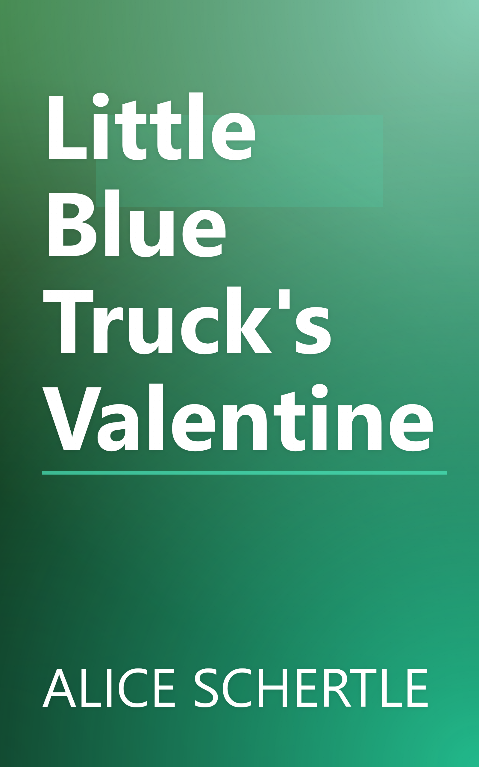Little Blue Truck's Valentine book cover