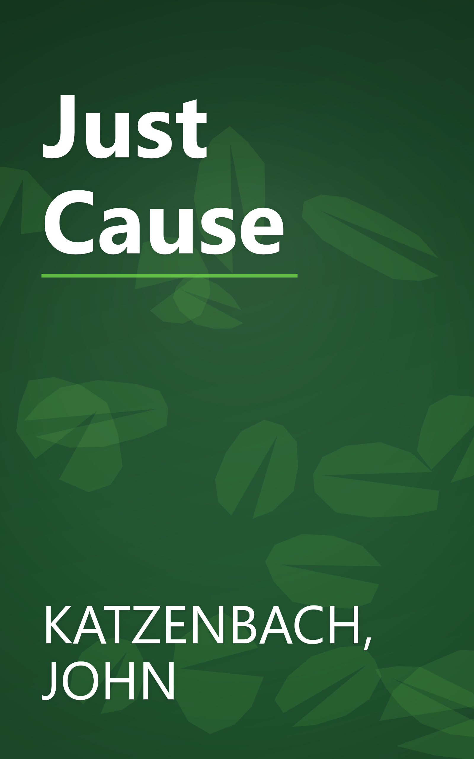 Just Cause book cover