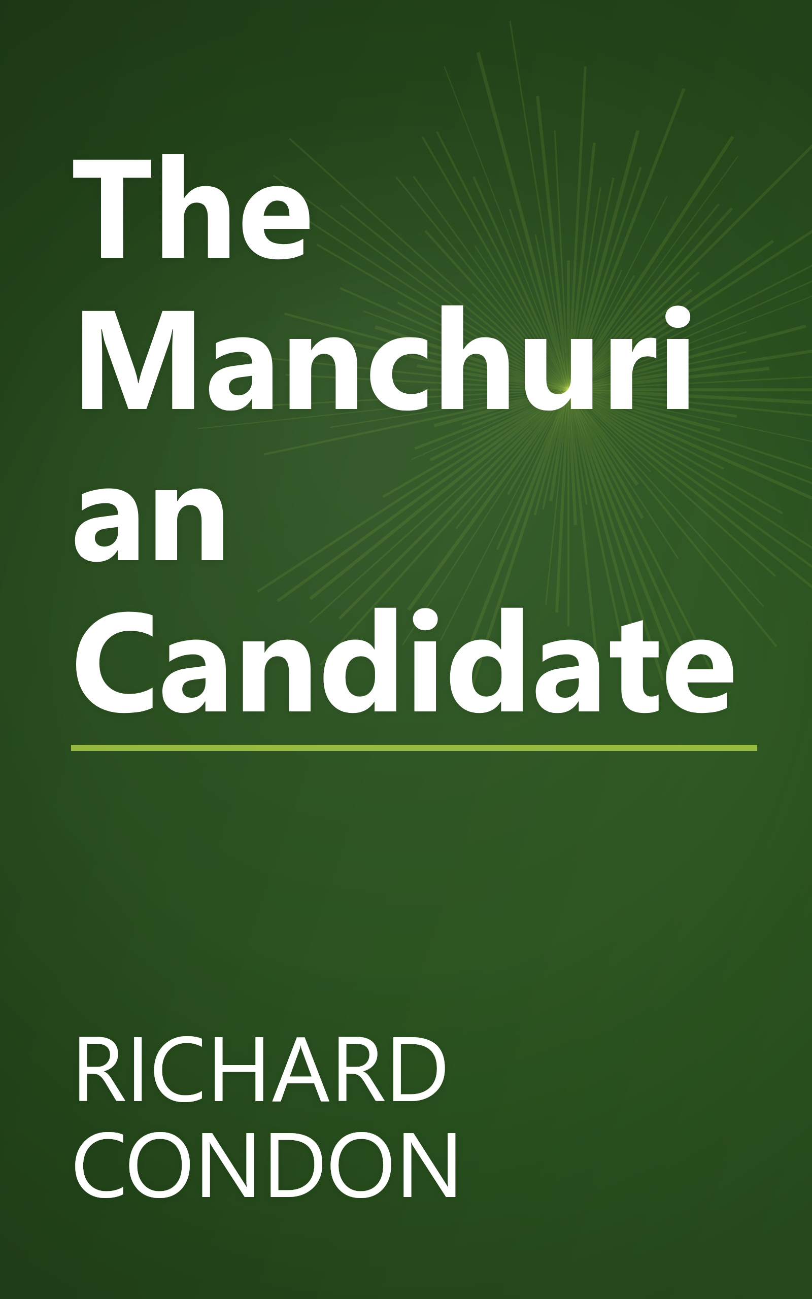 The Manchurian Candidate book cover