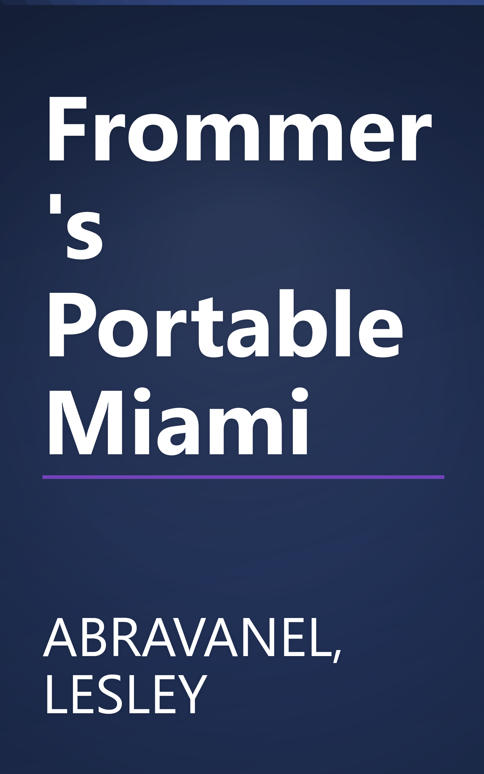 Frommer's Portable Miami book cover