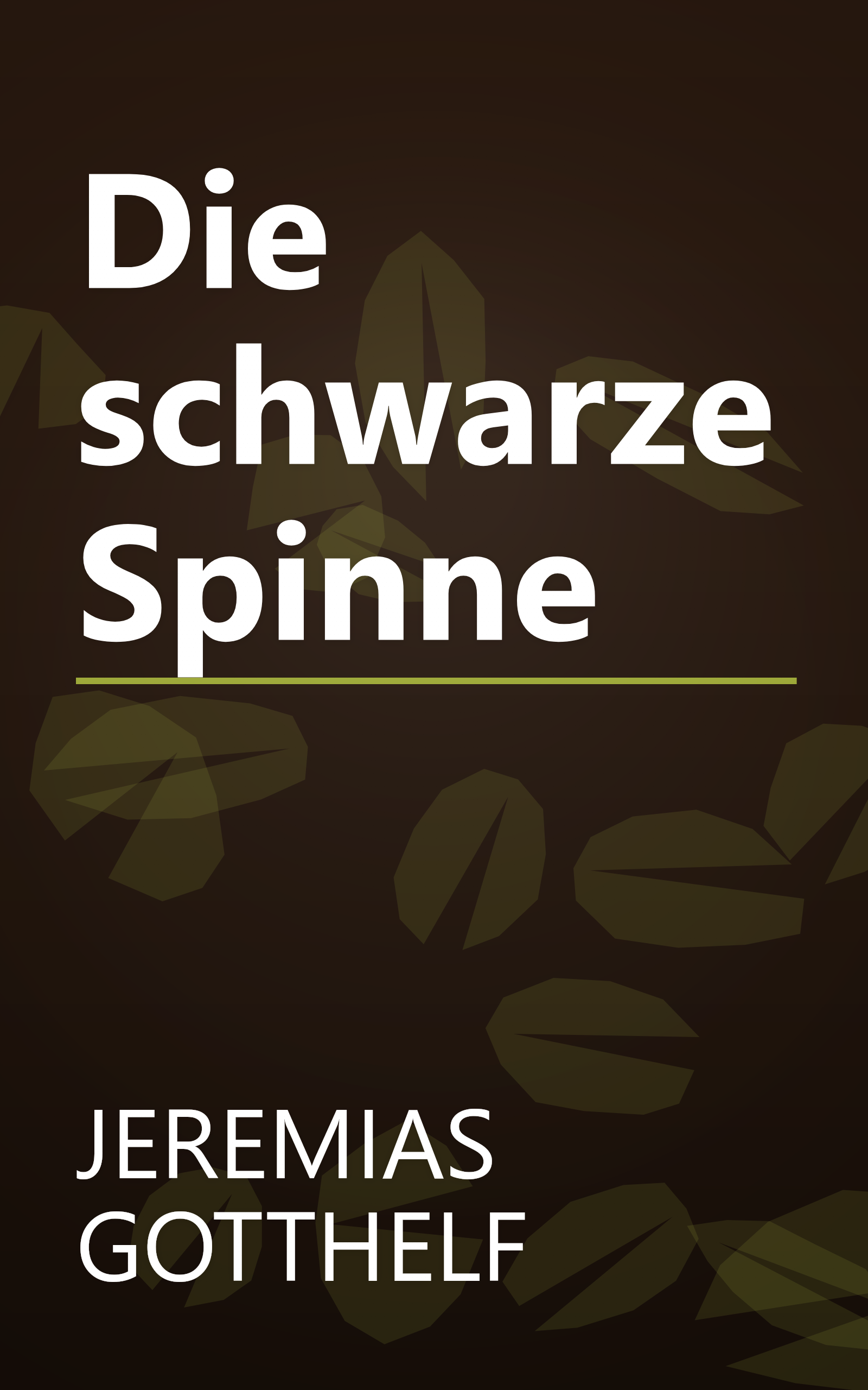 Die schwarze Spinne book cover