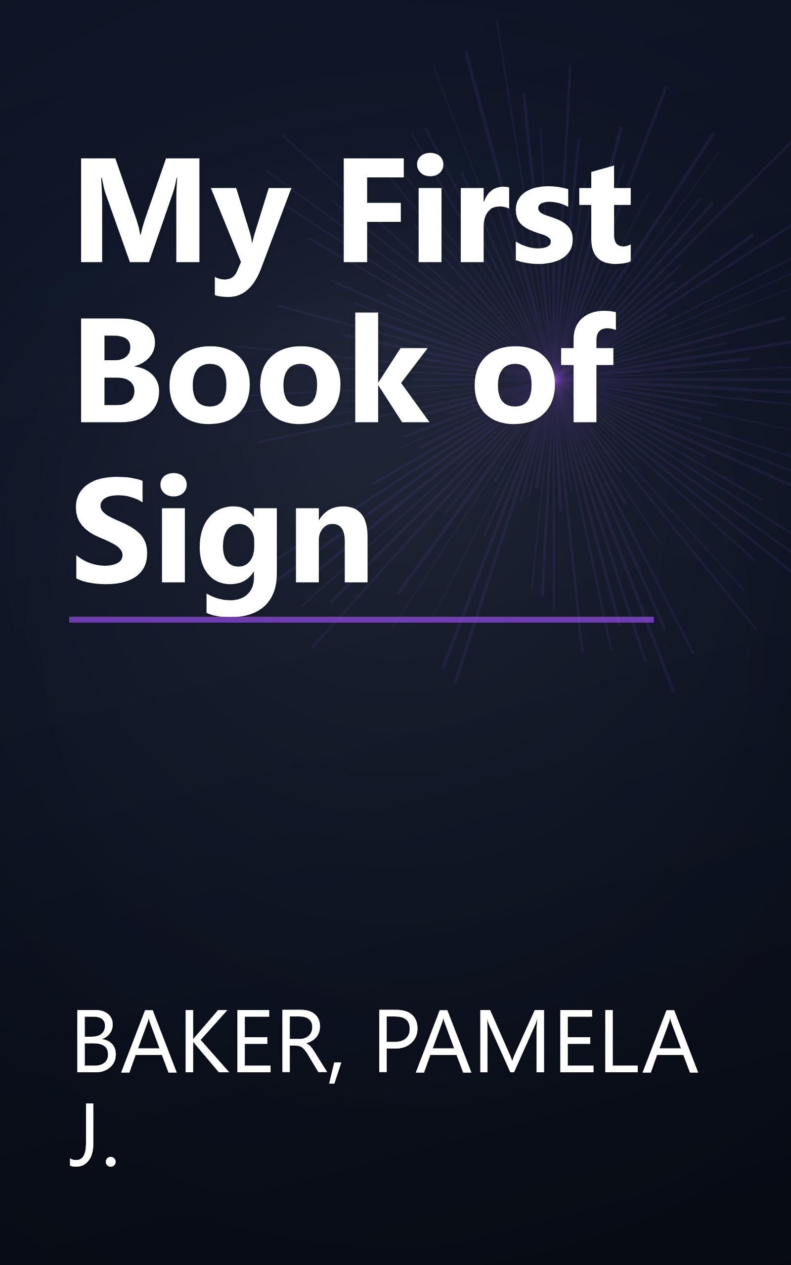 My First Book of Sign book cover