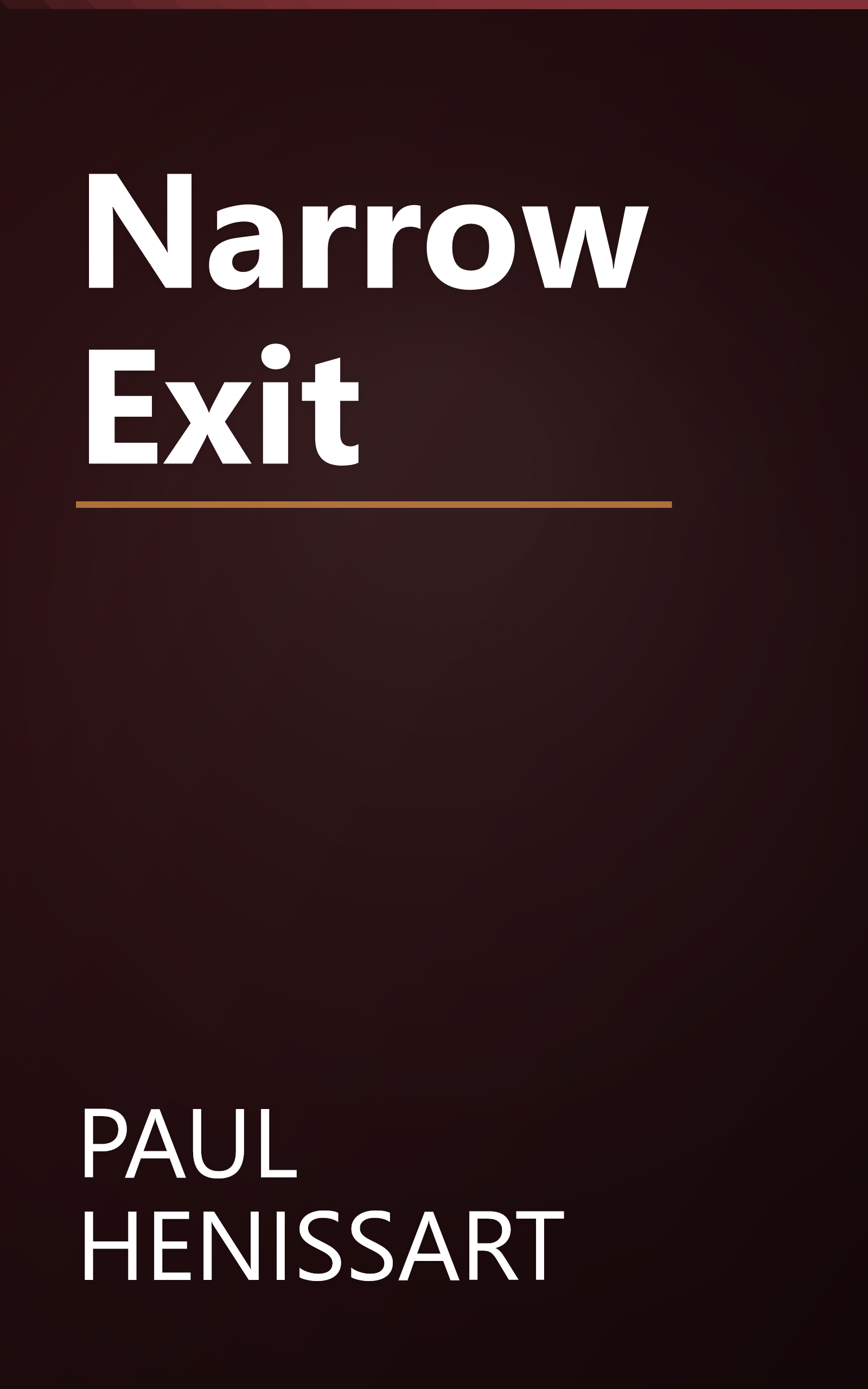 Narrow Exit book cover
