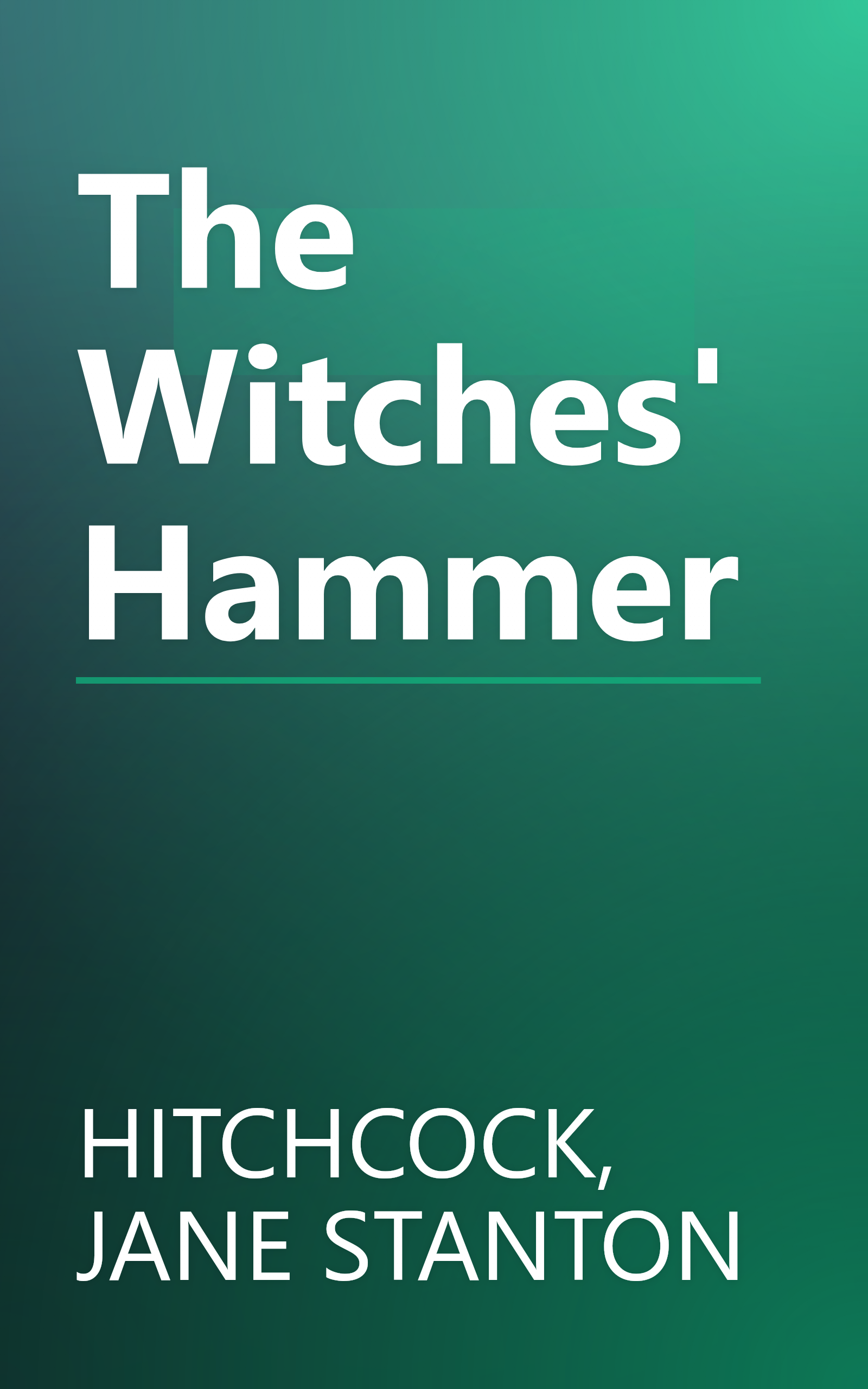 The Witches' Hammer book cover
