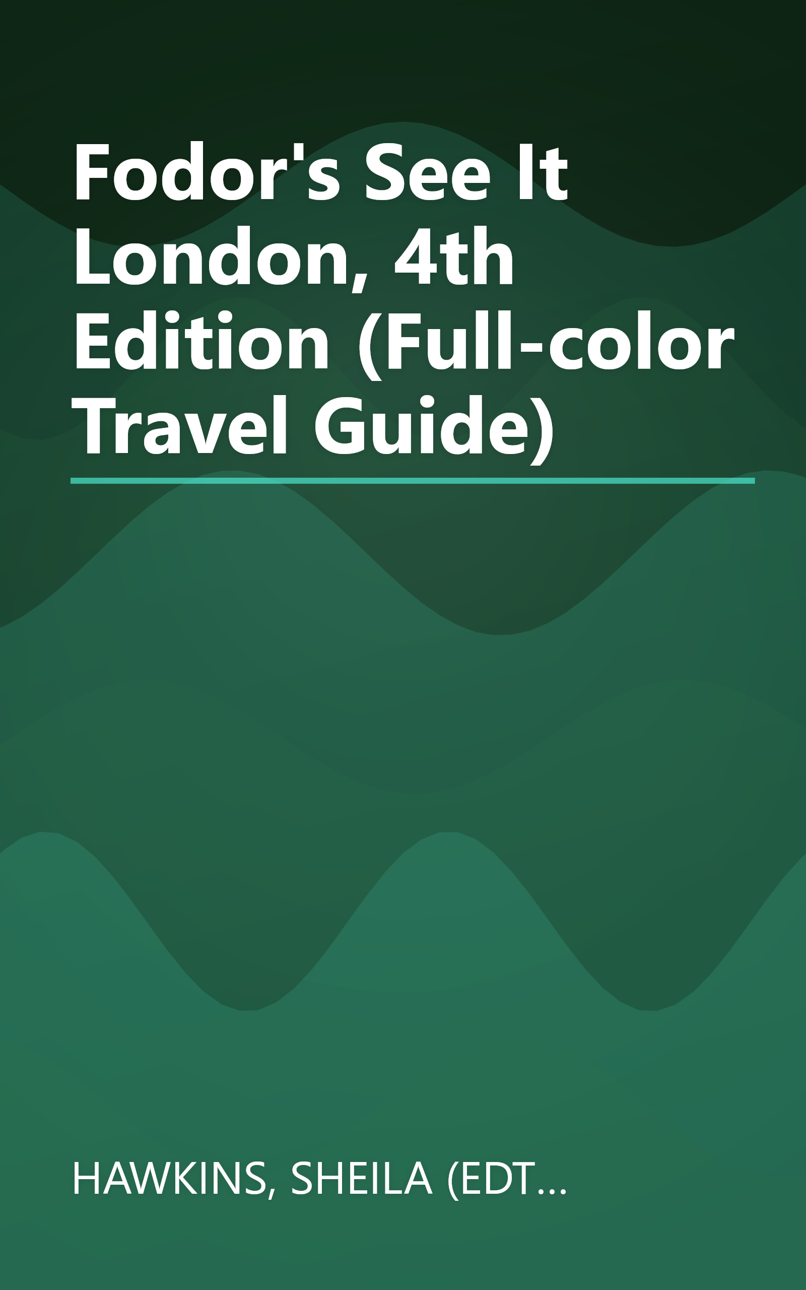 Fodor's See It London, 4th Edition (Full-color Travel Guide) book cover