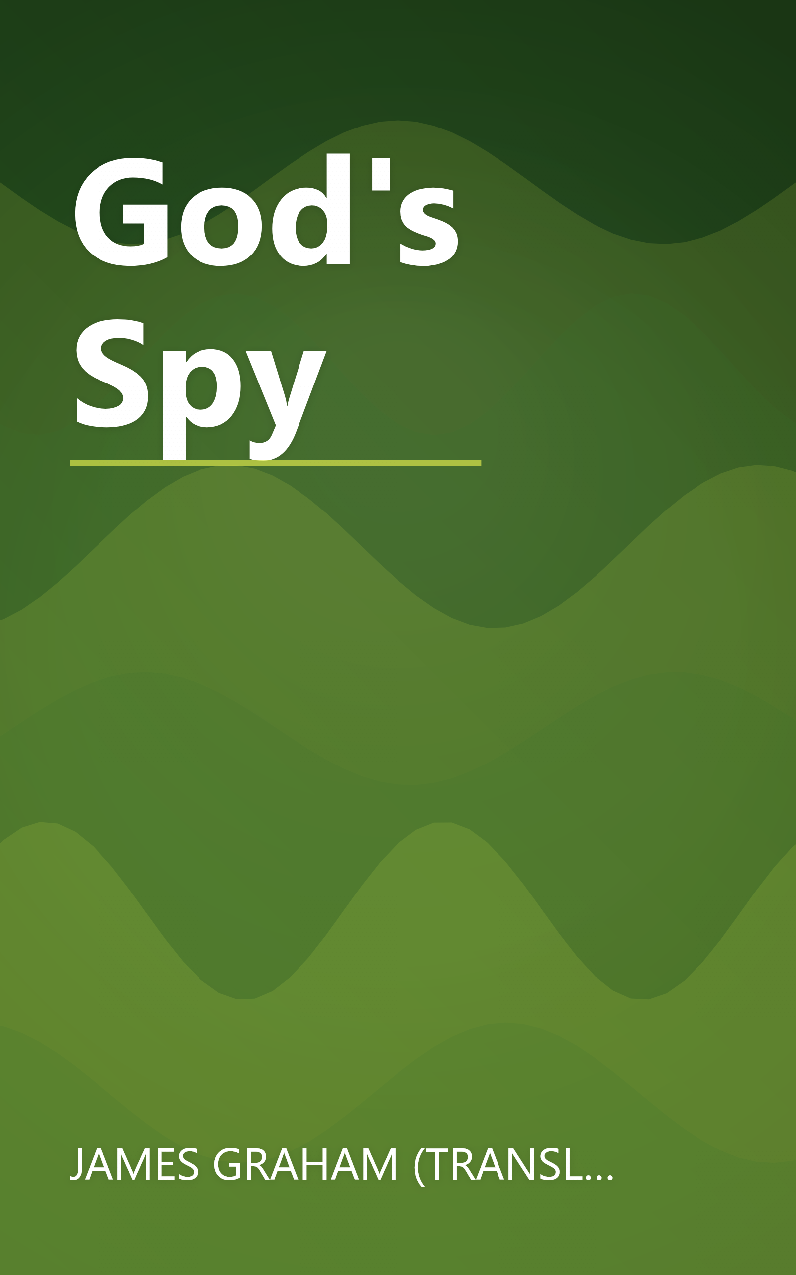 God's Spy book cover
