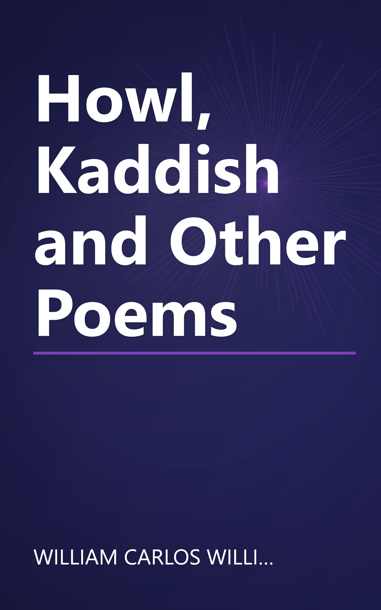 Howl, Kaddish and Other Poems book cover