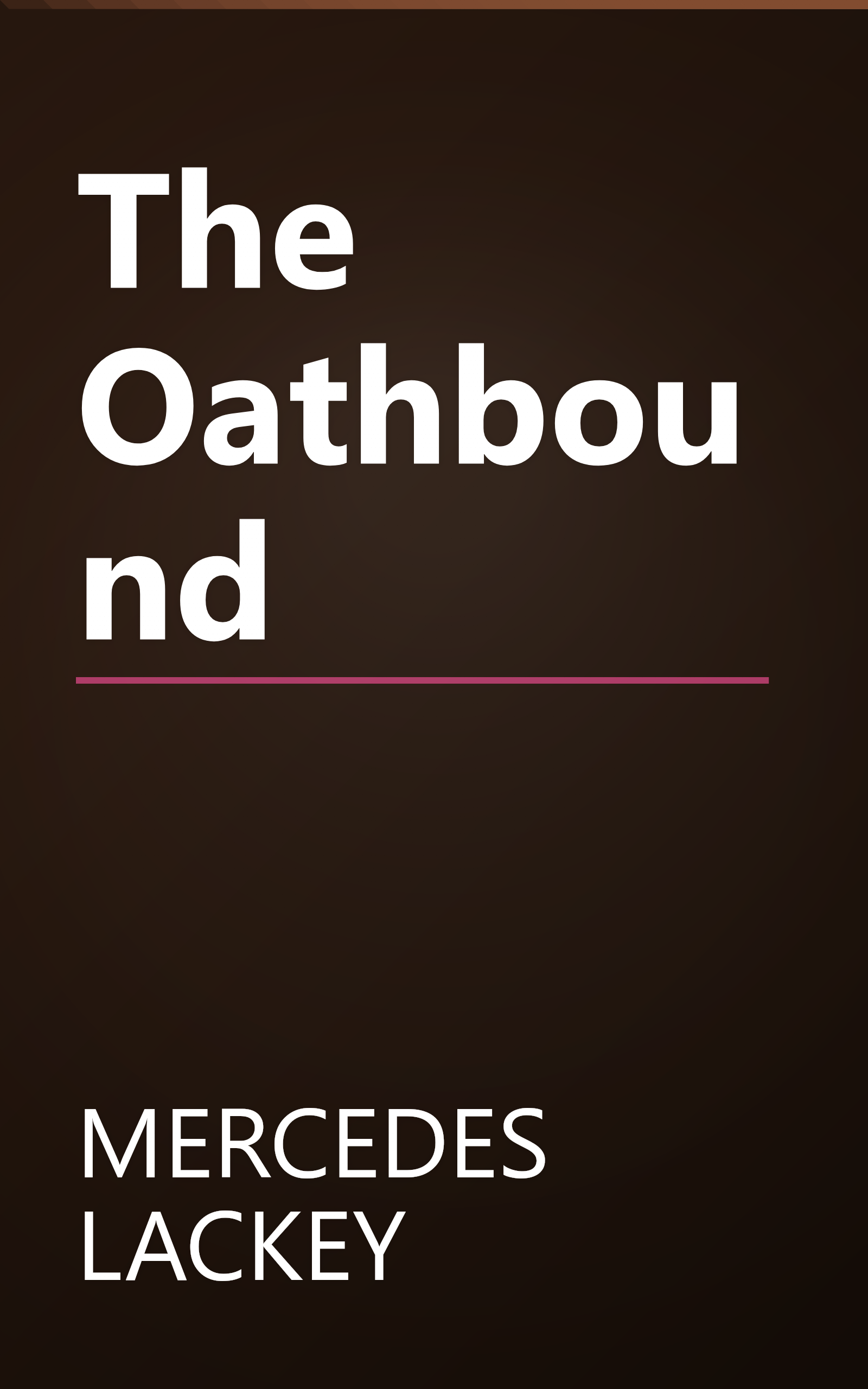 The Oathbound book cover