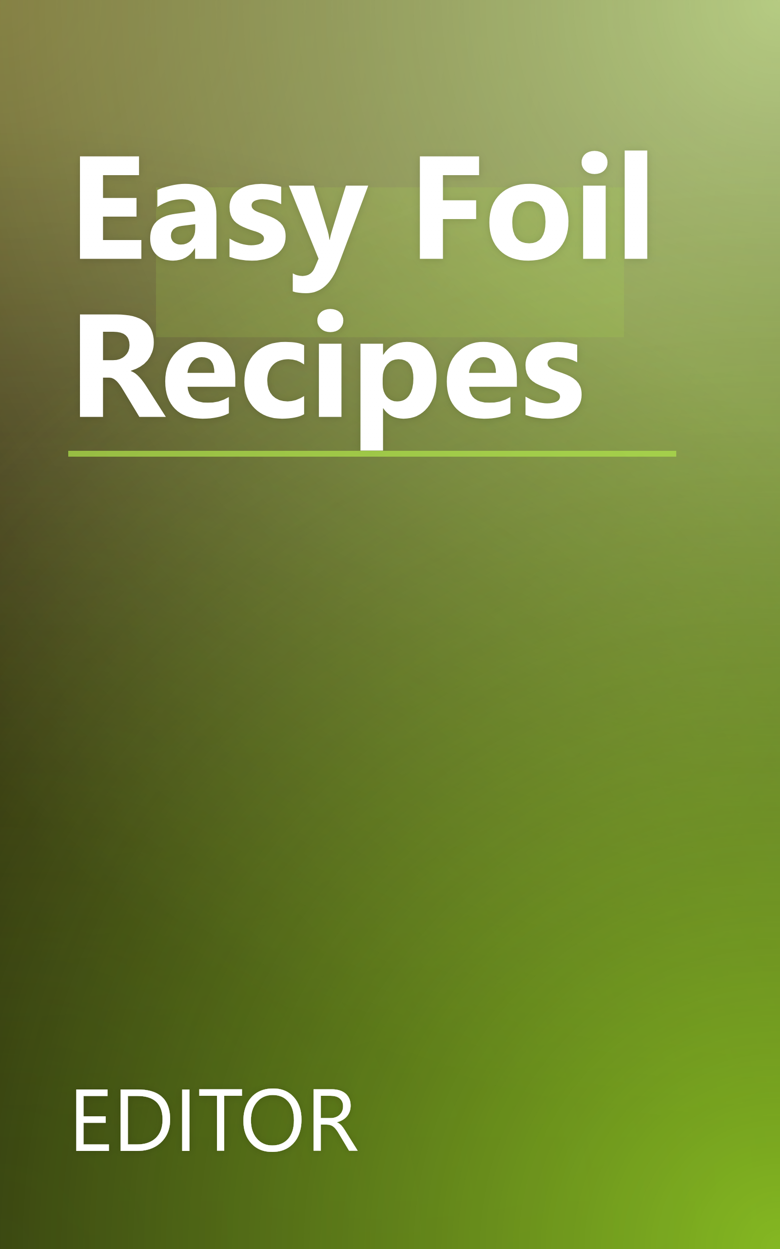 Easy Foil Recipes book cover