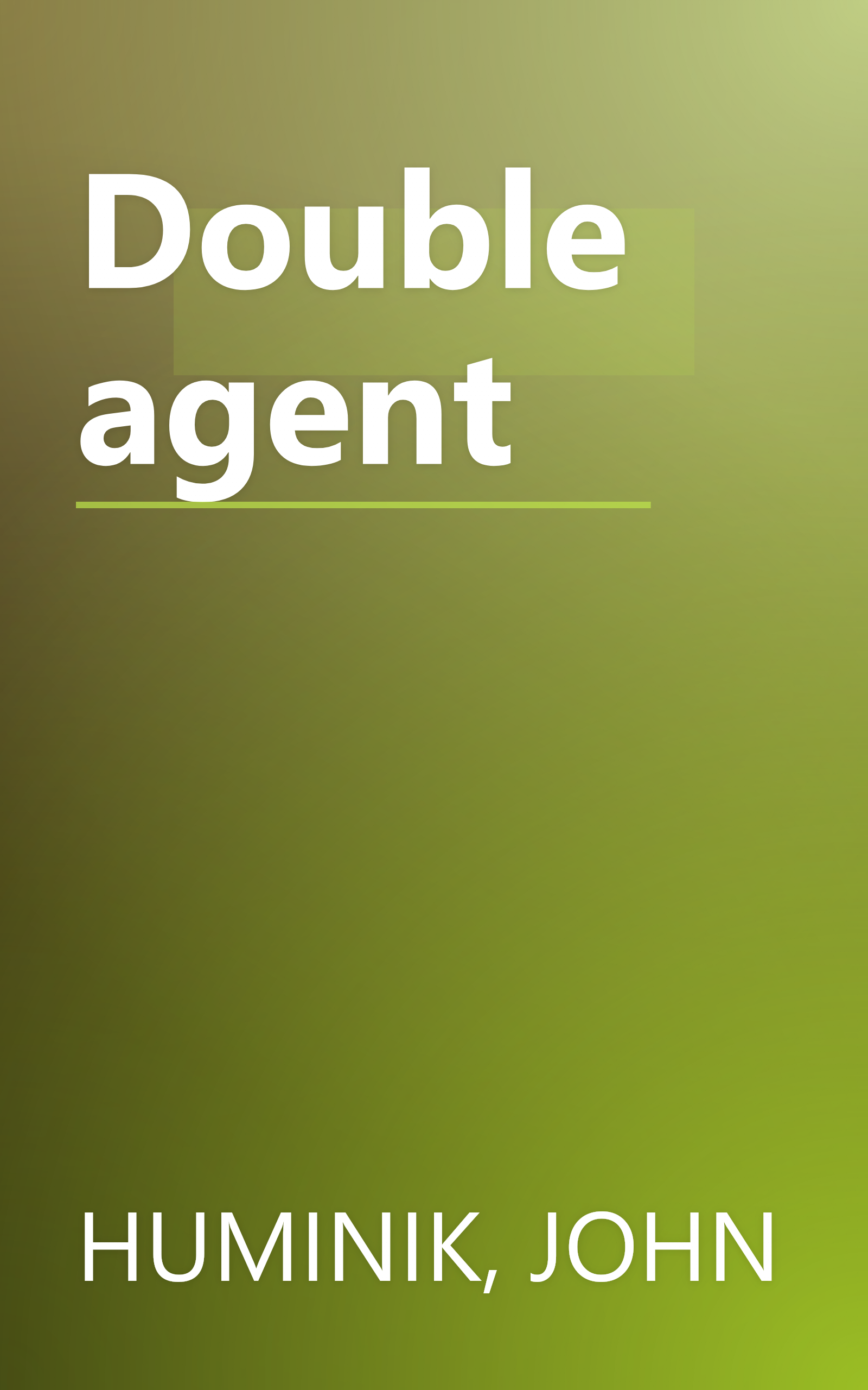Double agent book cover