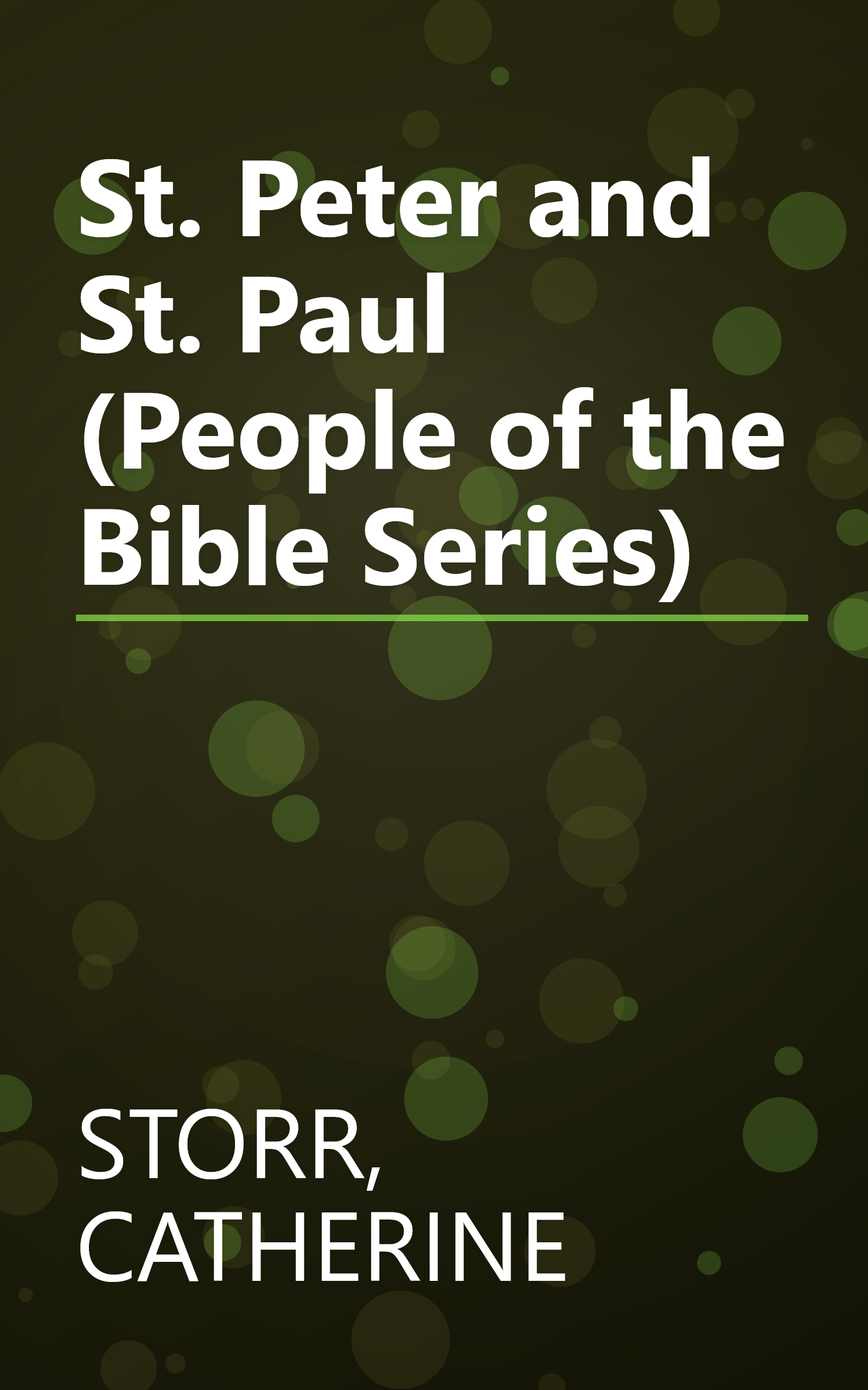 St. Peter and St. Paul (People of the Bible Series) book cover