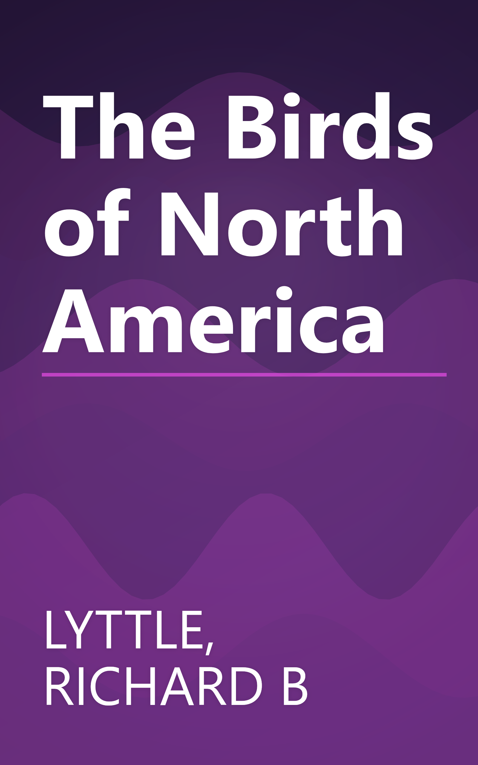 The Birds of North America book cover