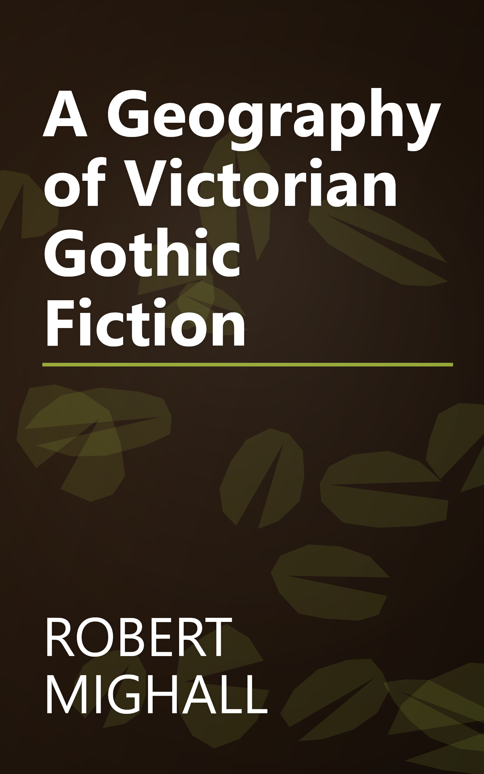A Geography of Victorian Gothic Fiction book cover