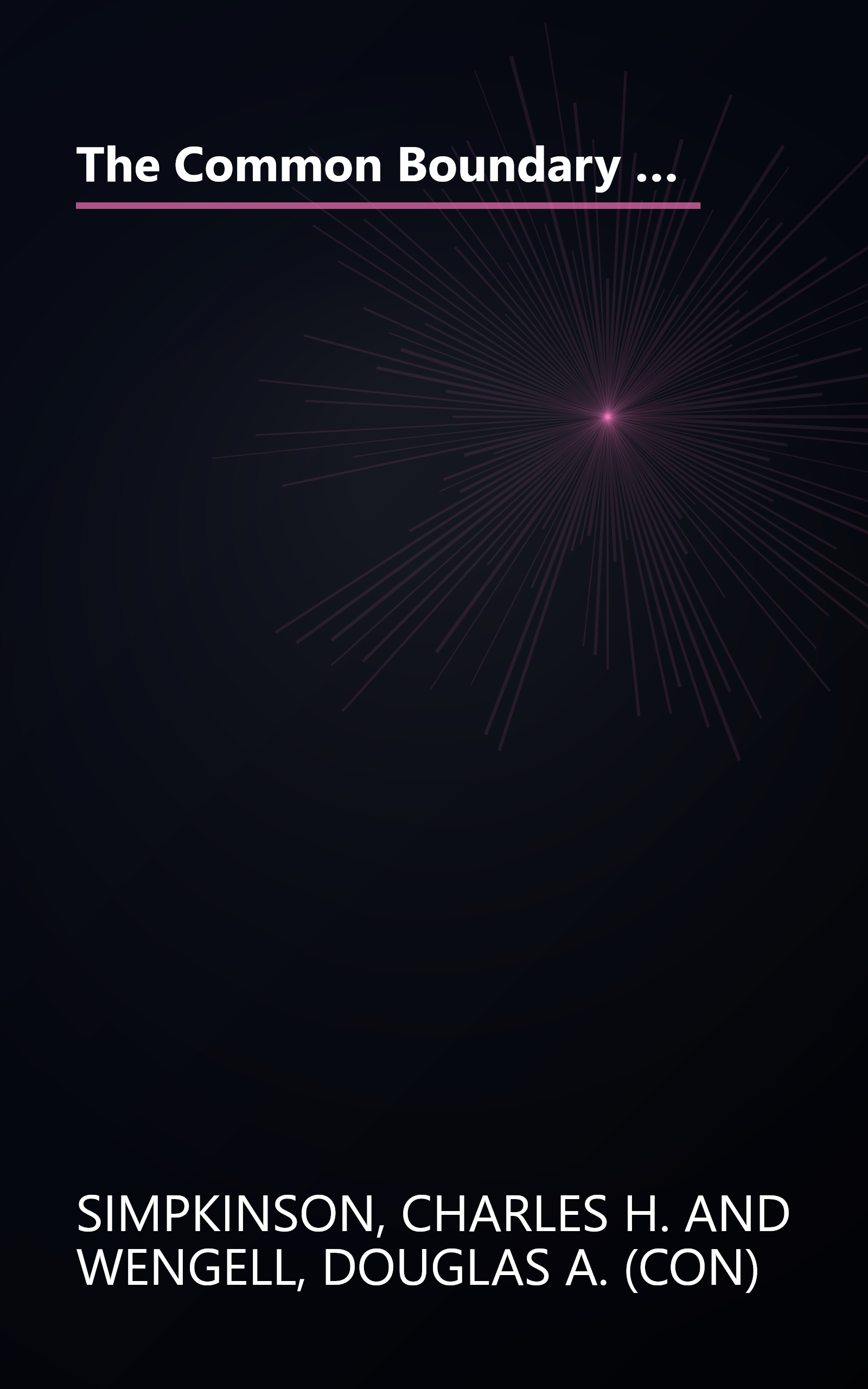 The Common Boundary Graduate Education Guide: Holistic Programs and Resources Integrating Spirituality and Psychology book cover