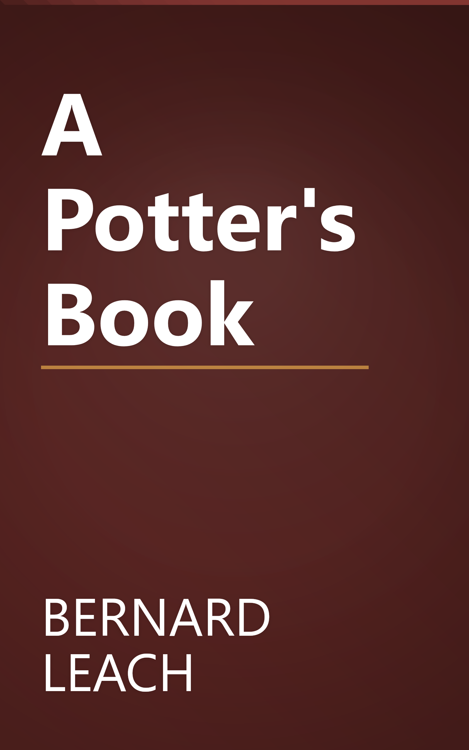 A Potter's Book book cover