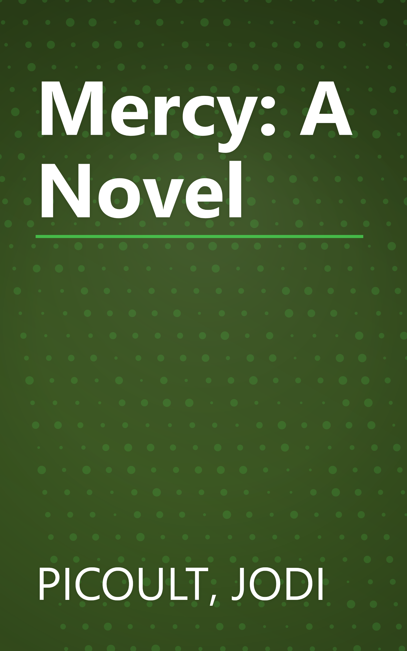 Mercy: A Novel book cover