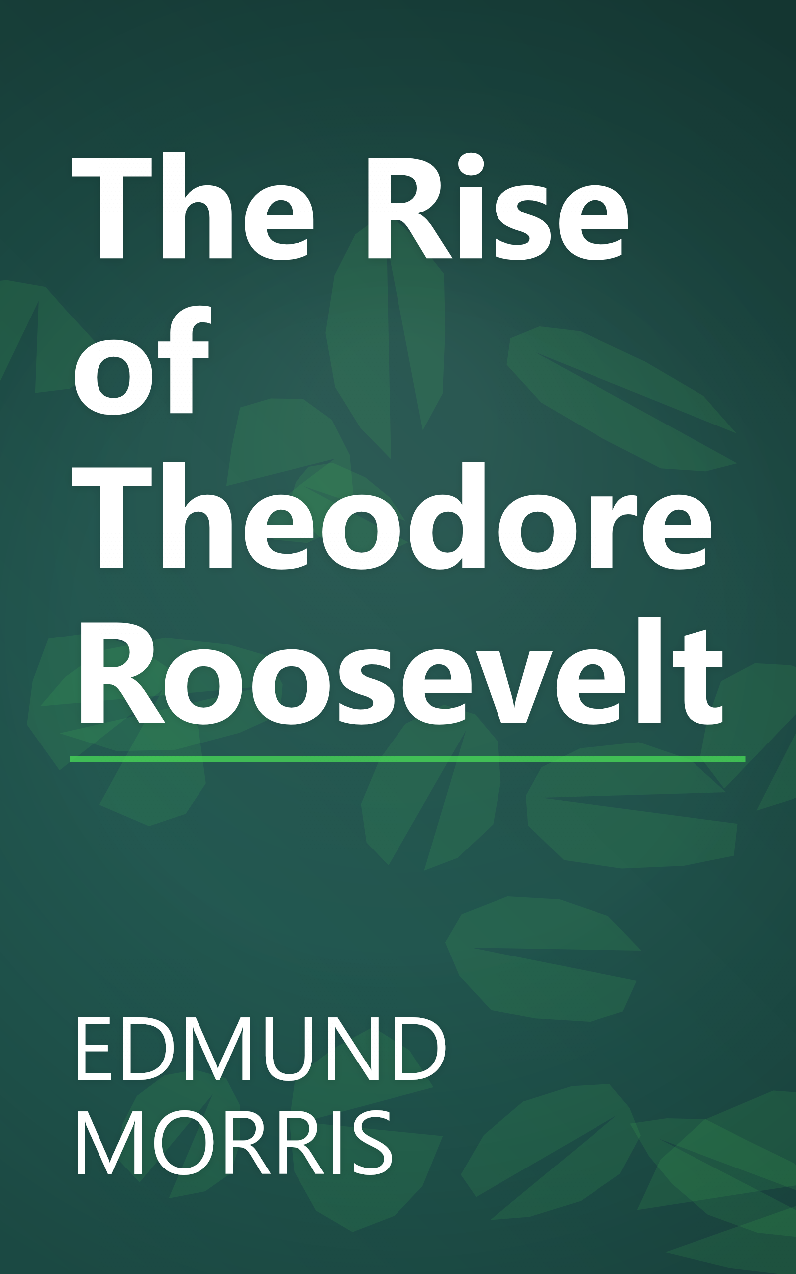 The Rise of Theodore Roosevelt book cover