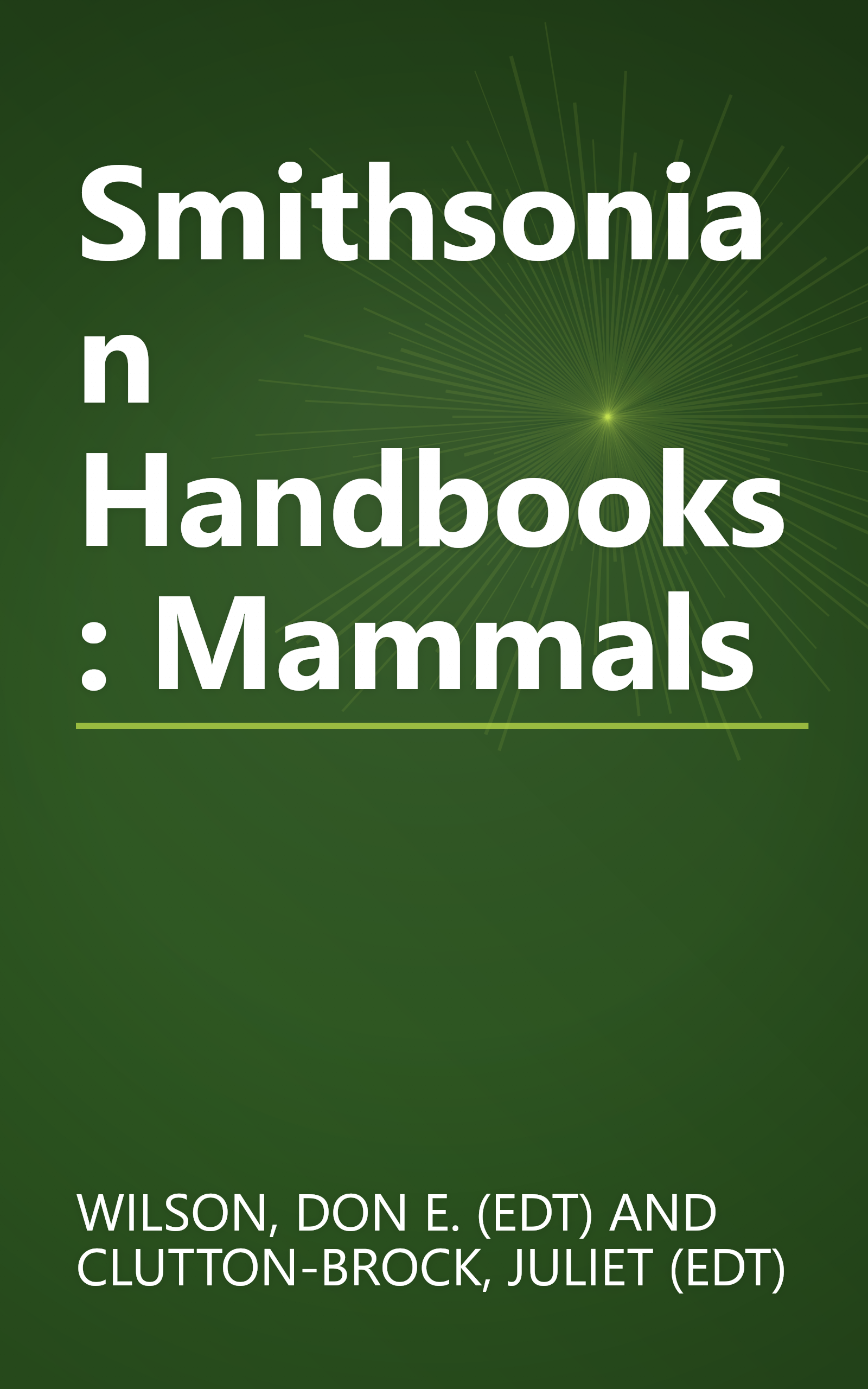 Smithsonian Handbooks: Mammals book cover