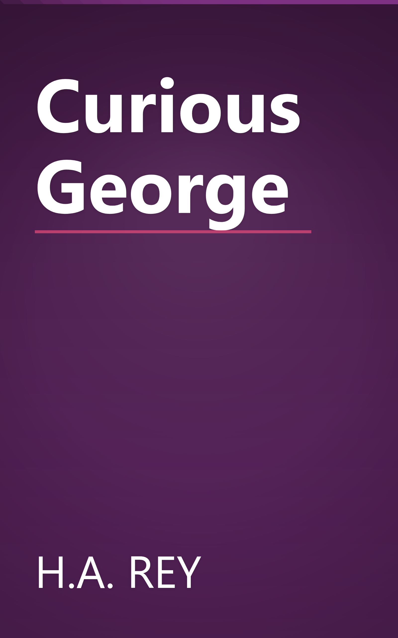 Curious George book cover