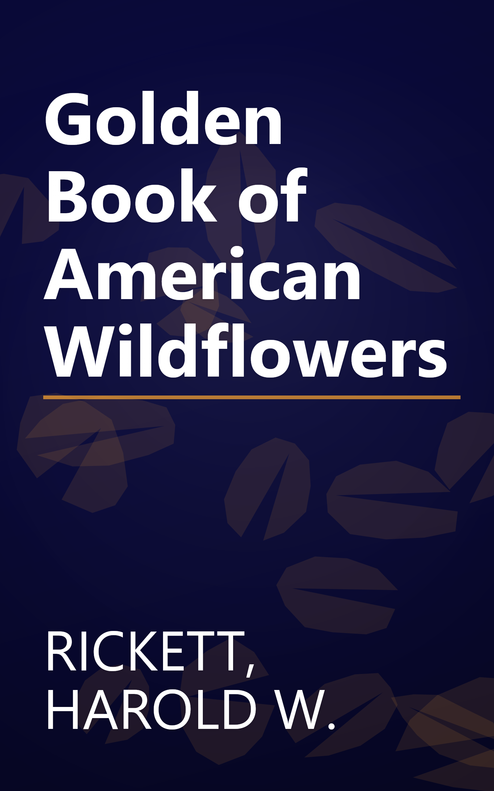 Golden Book of American Wildflowers book cover