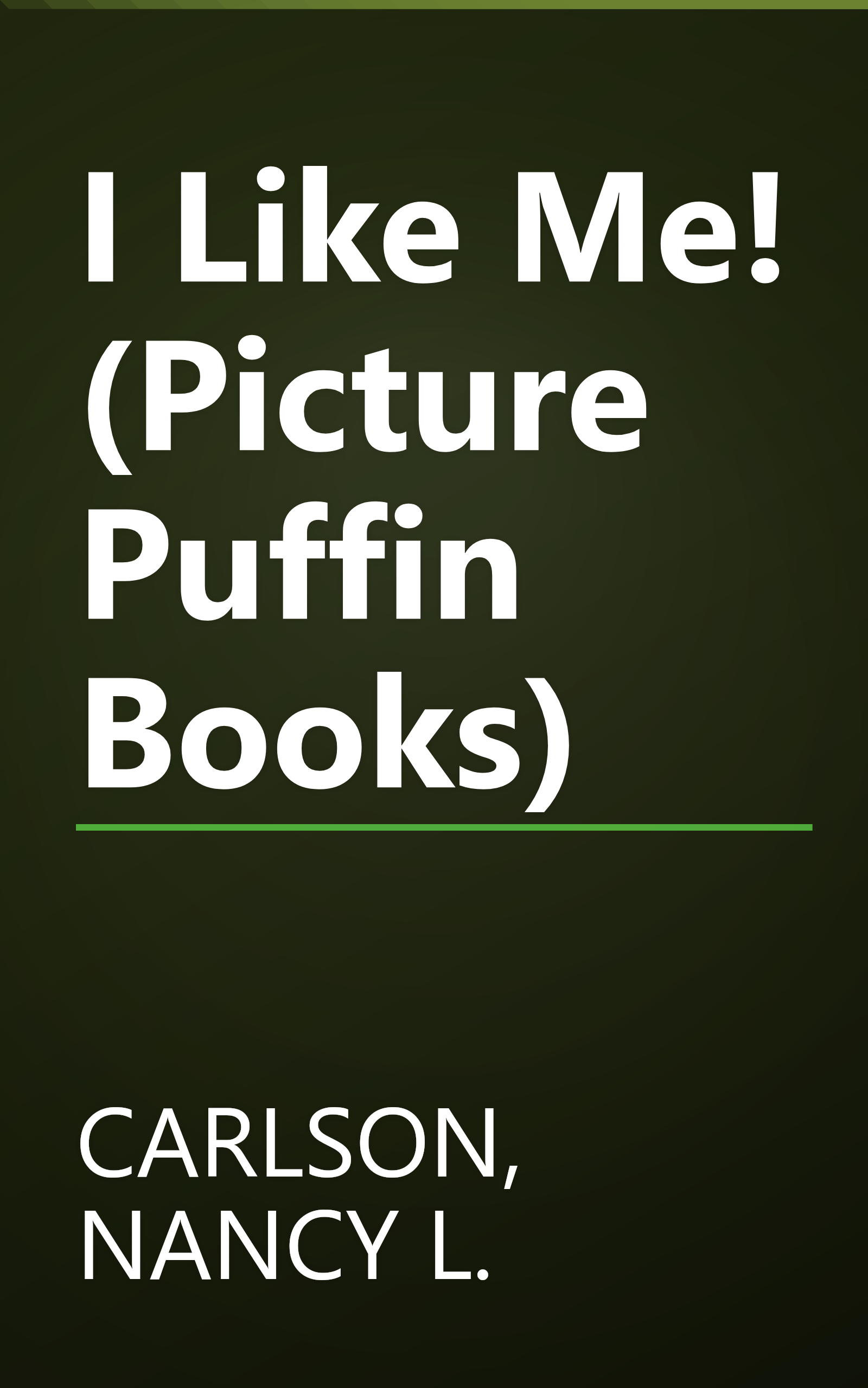 I Like Me! (Picture Puffin Books) book cover