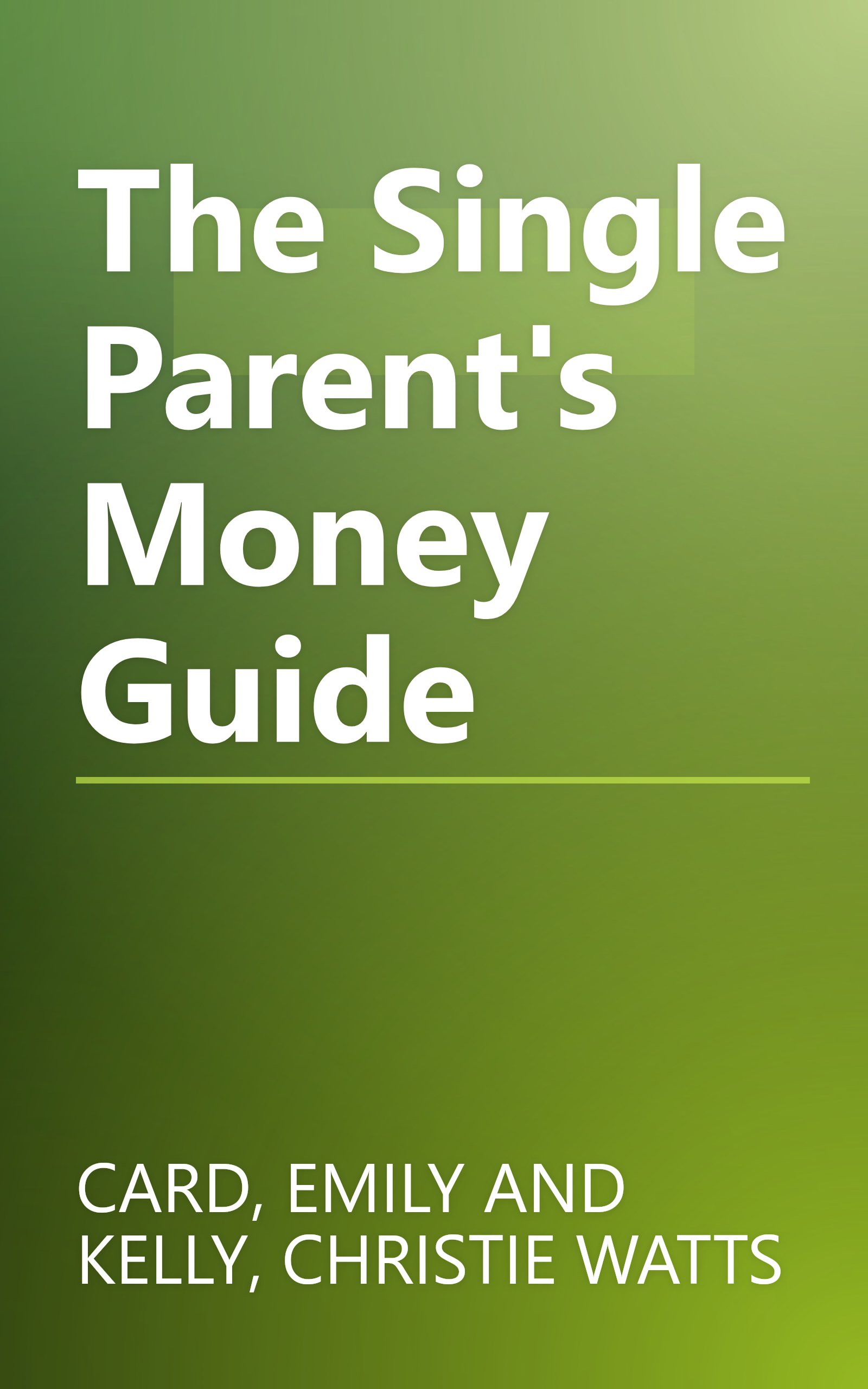 The Single Parent's Money Guide book cover
