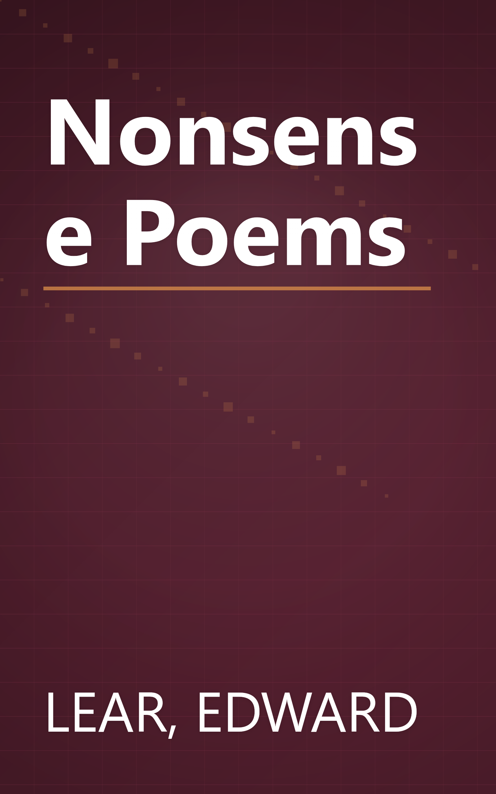 Nonsense Poems book cover