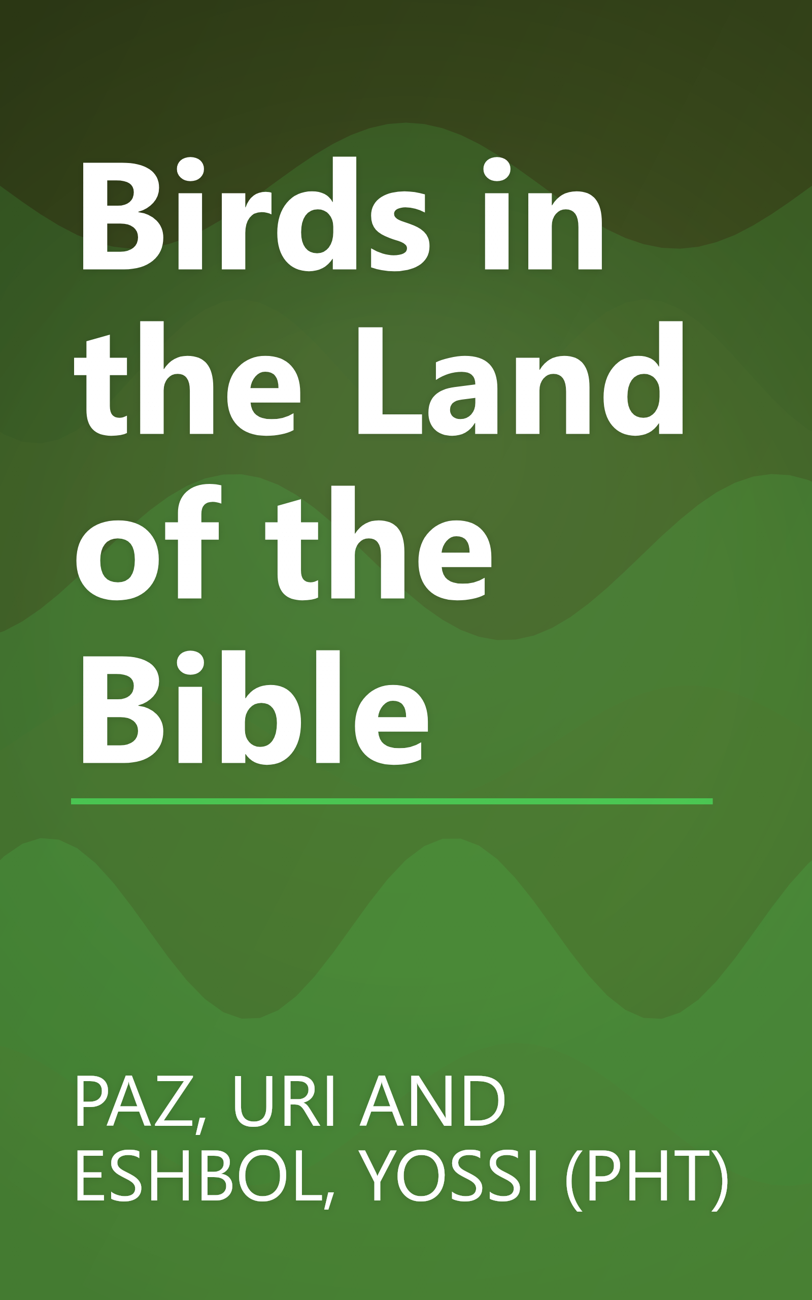Birds in the Land of the Bible book cover