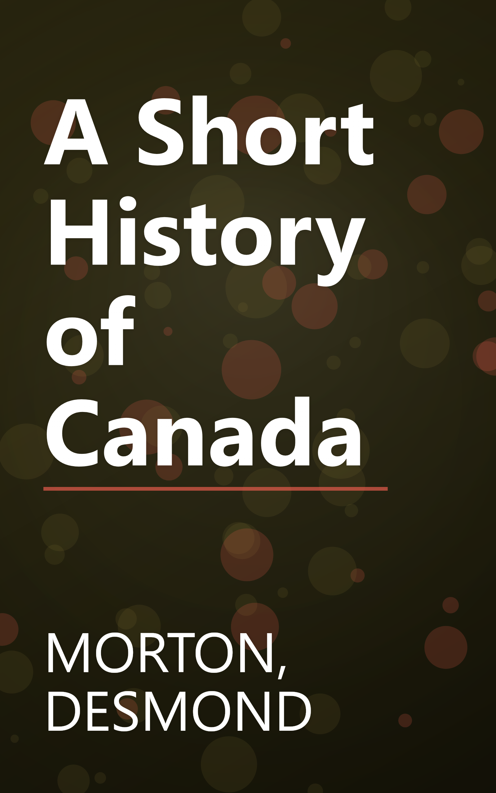 A Short History of Canada book cover