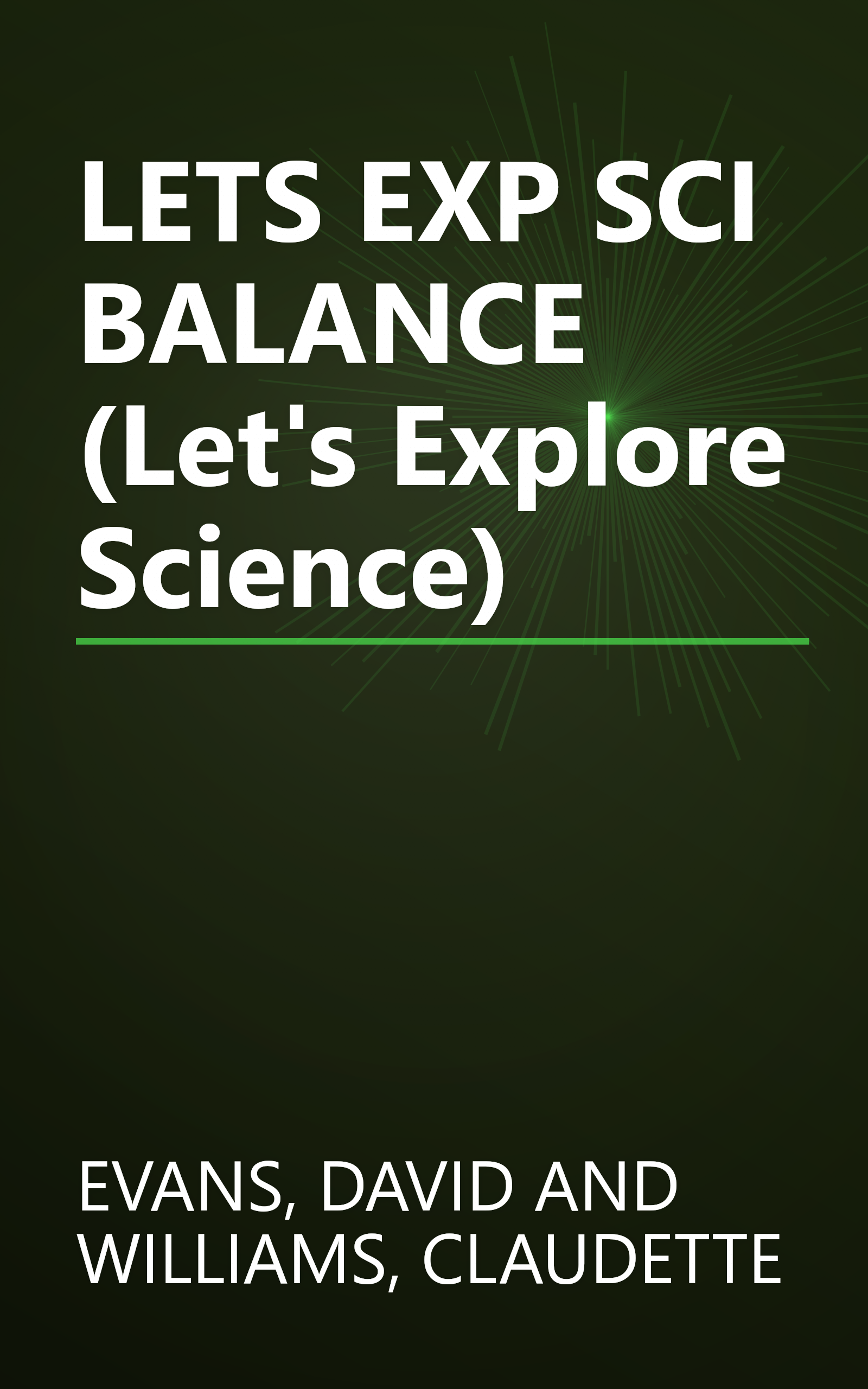 LETS EXP SCI BALANCE (Let's Explore Science) book cover