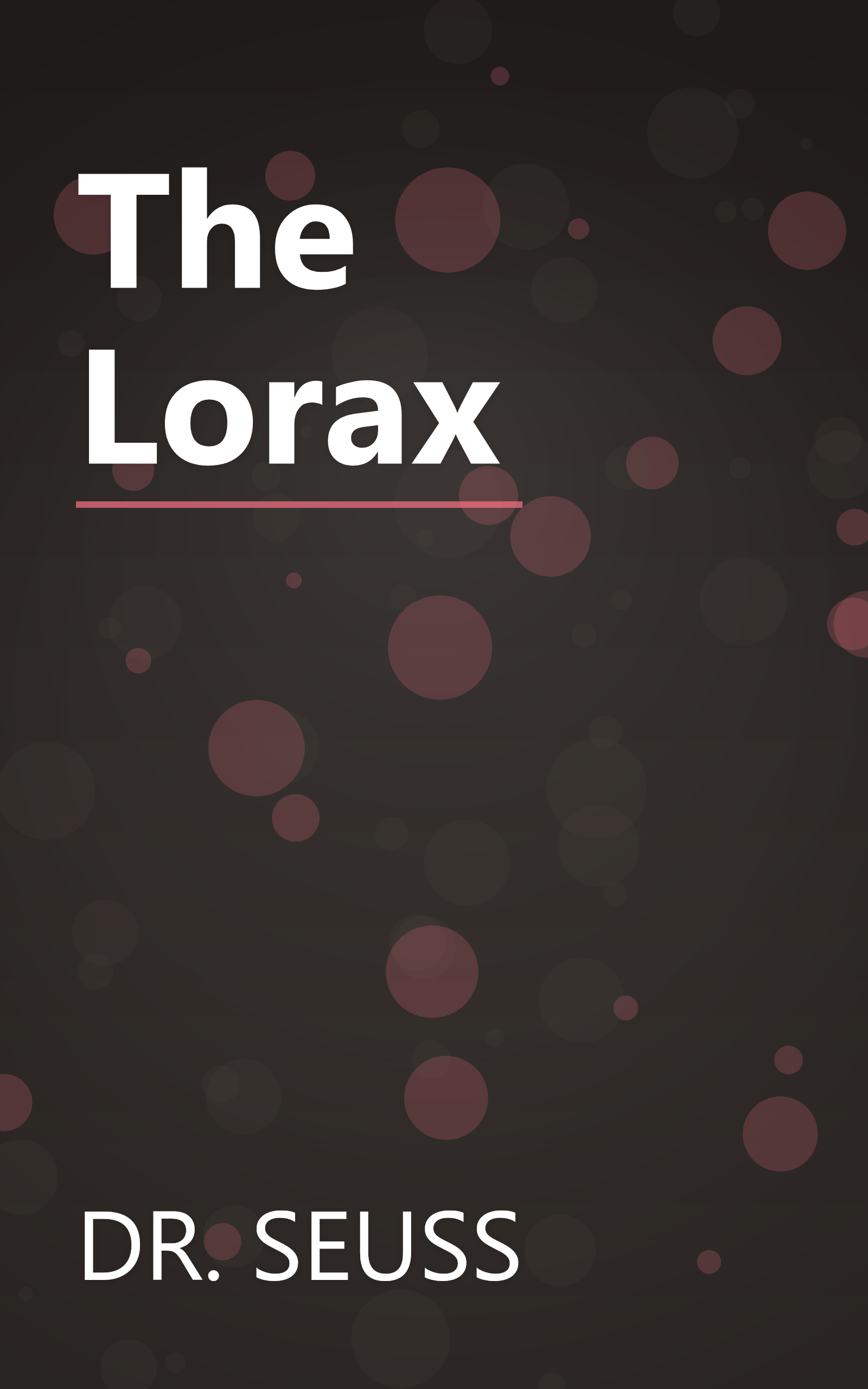 The Lorax book cover
