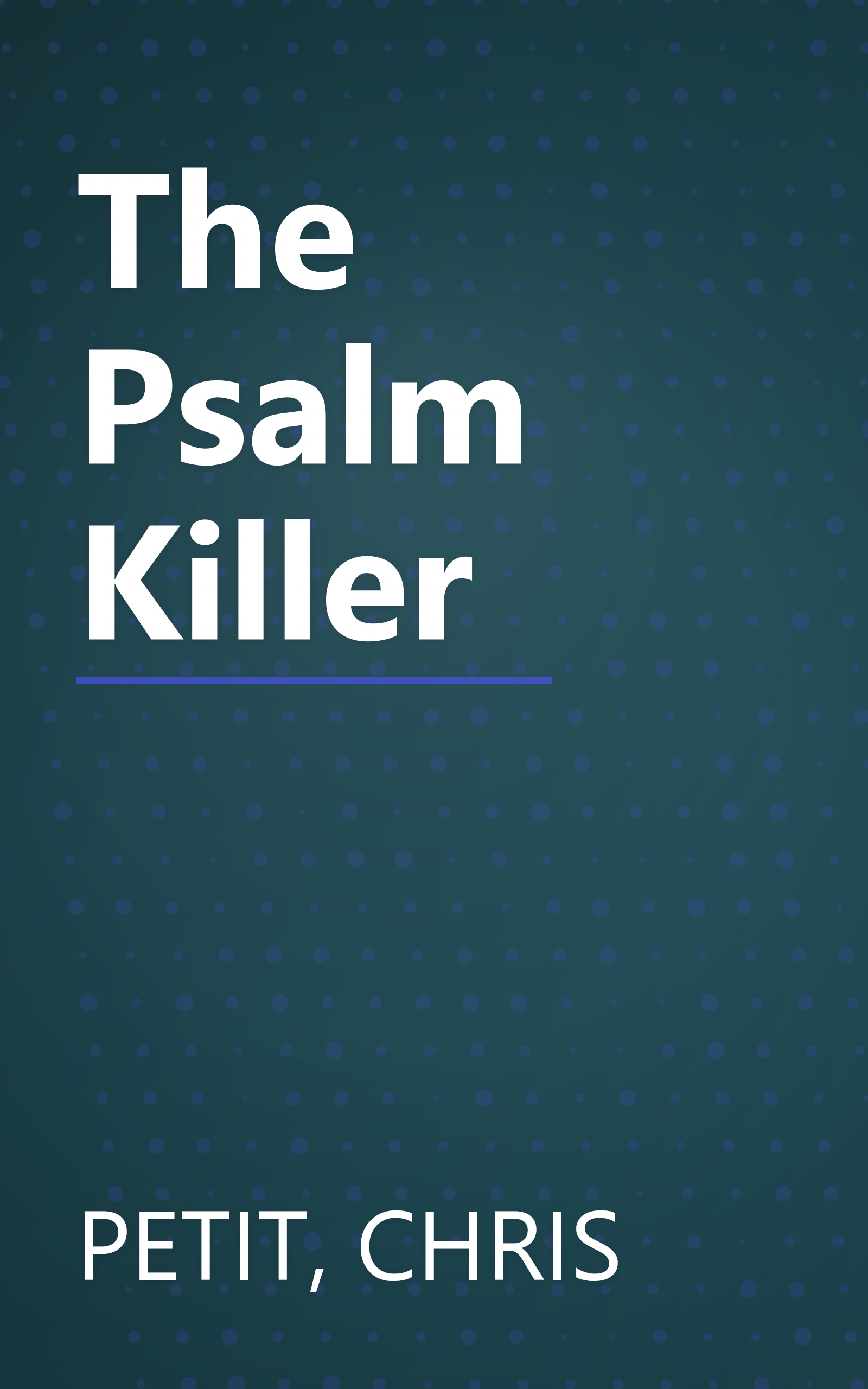 The Psalm Killer book cover