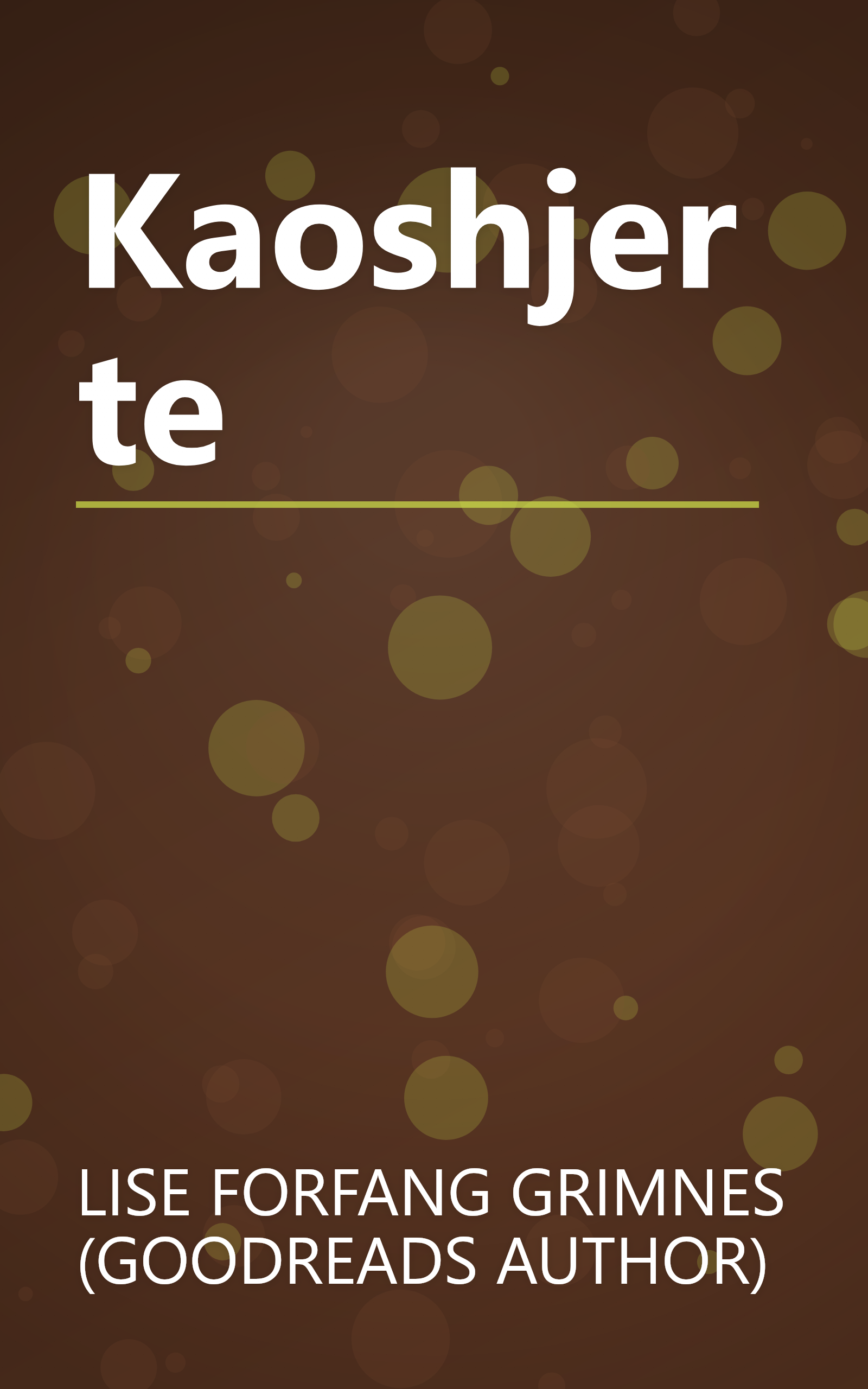 Kaoshjerte book cover