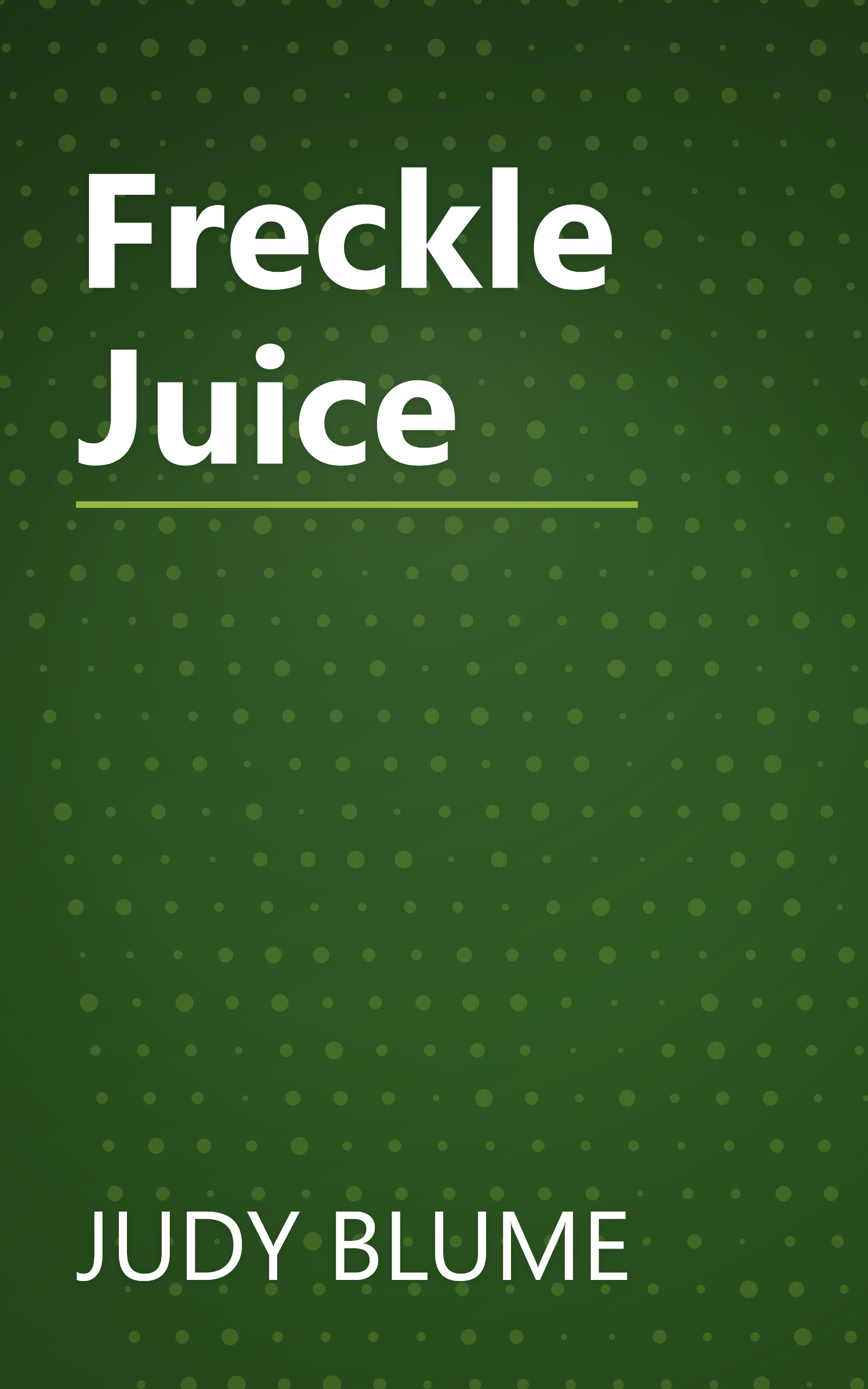 Freckle Juice book cover