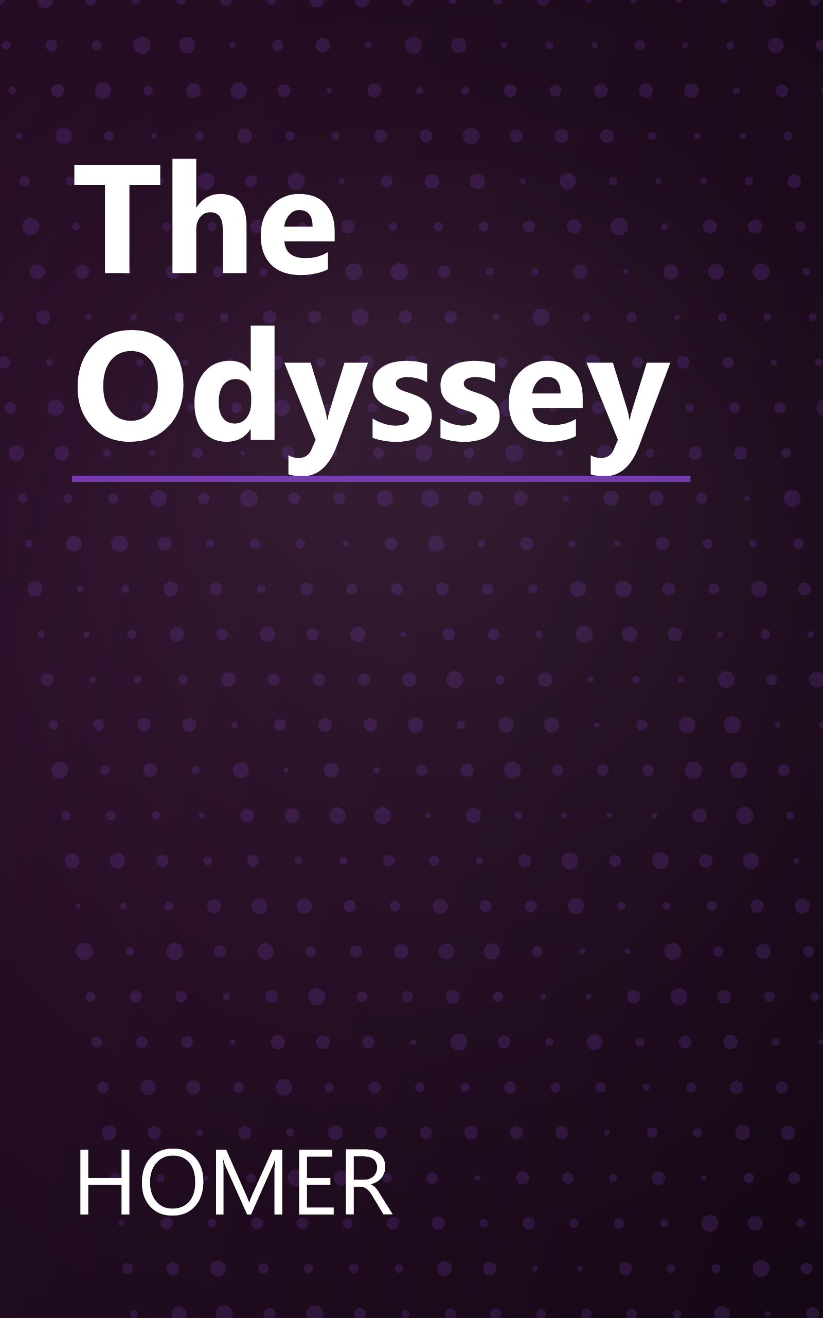 The Odyssey book cover
