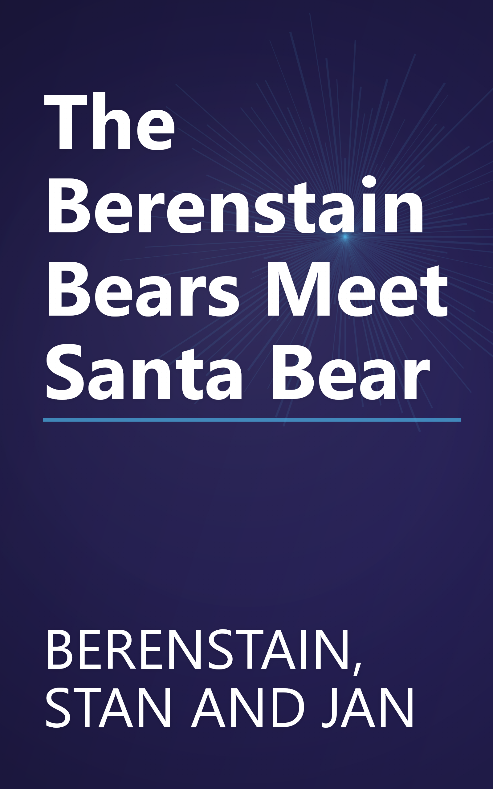 The Berenstain Bears Meet Santa Bear book cover