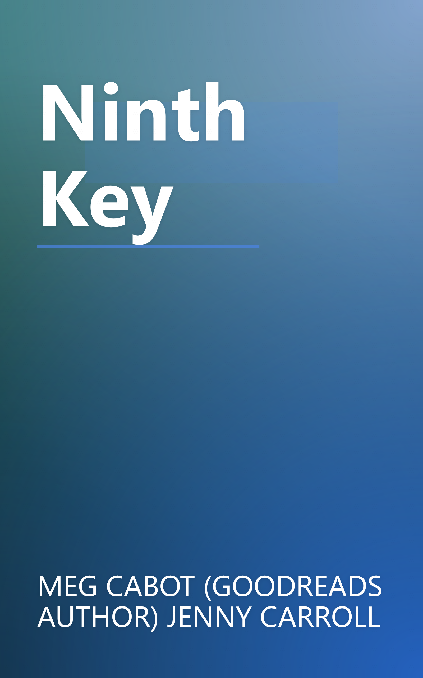 Ninth Key book cover