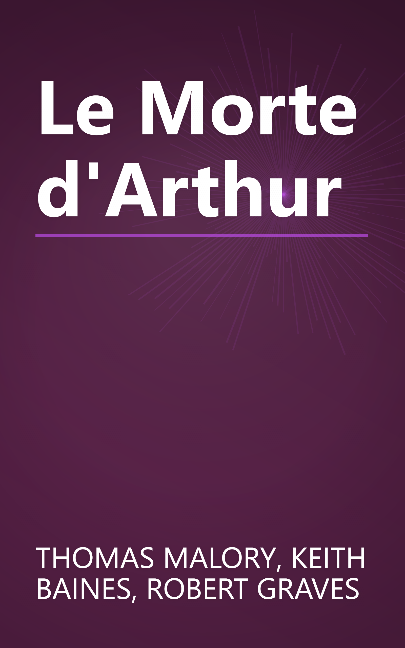 Le Morte d'Arthur book cover